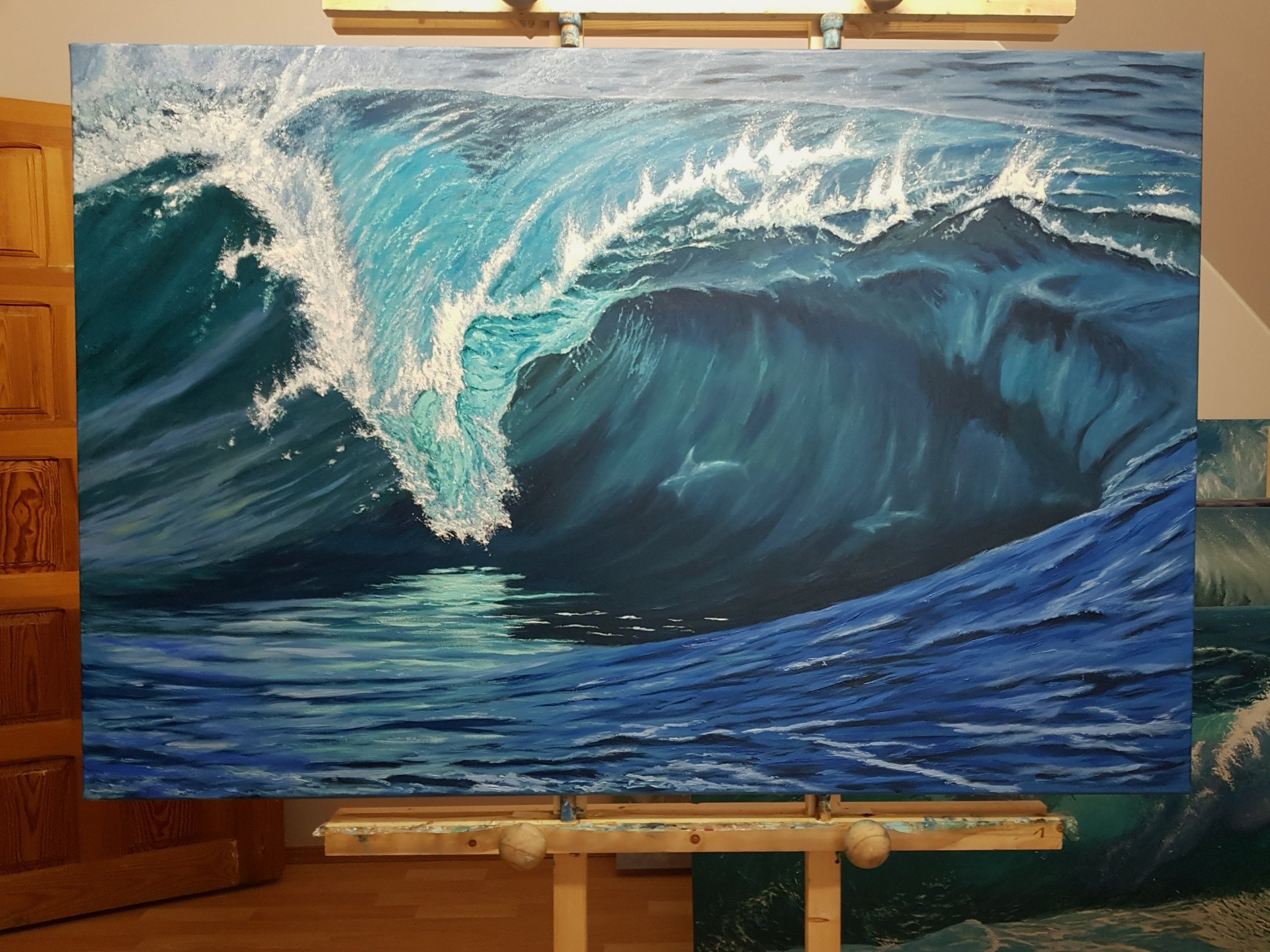 'Power point' Painting by Mantas Naulickas - Jose Art Gallery