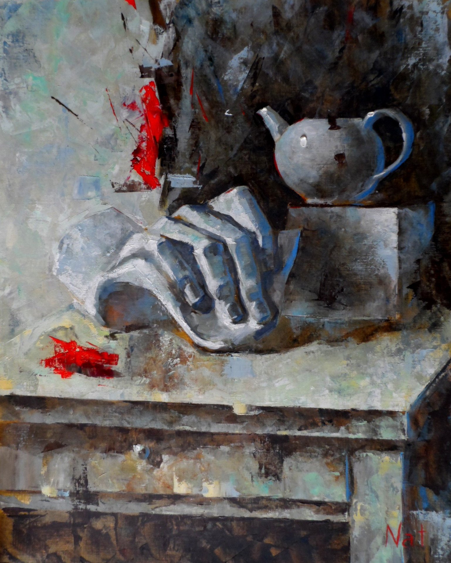 Abstract still life Painting by Natalia Rudko