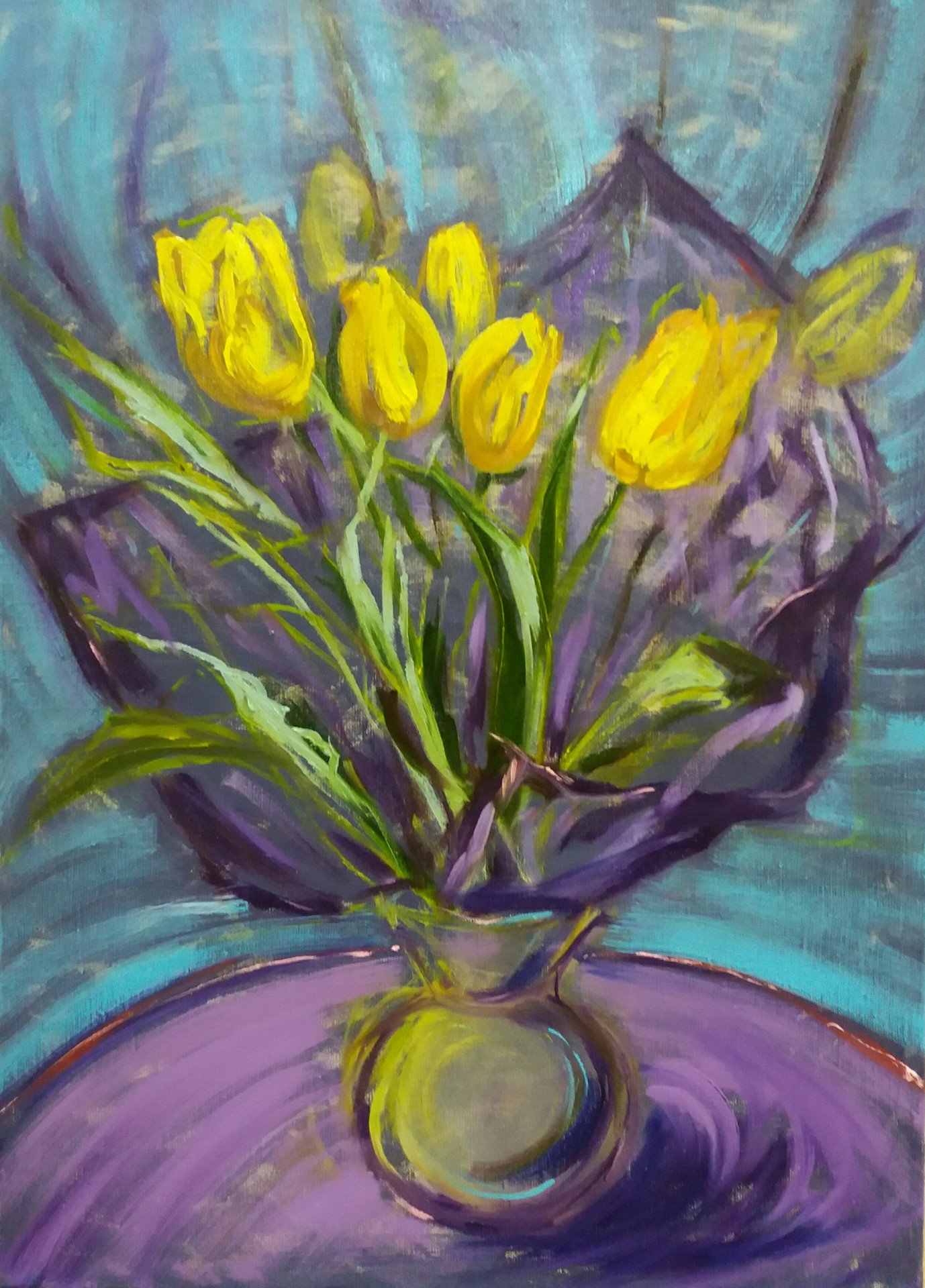 Spring mood Painting by Galina Grygoruk - Jose Art Gallery