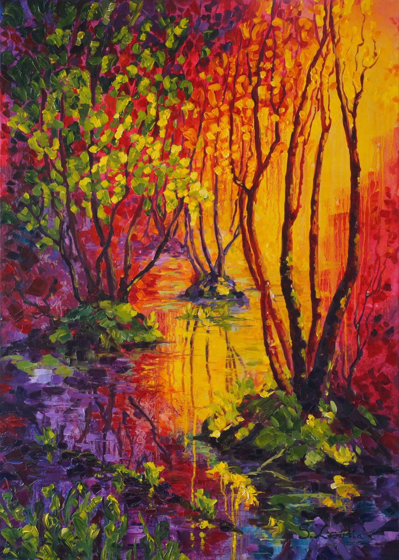 SAMARA INFLOWS Painting by Svitlana Zozulia