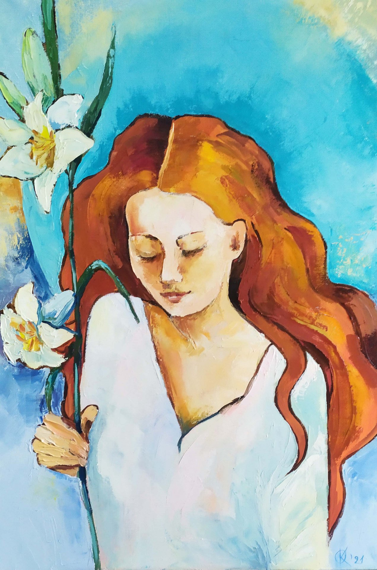 Innocence Painting by KOlha - Jose Art Gallery