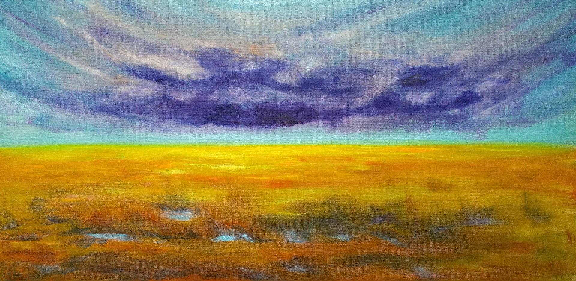 Touch the Clouds Painting by Tetyana Bilous