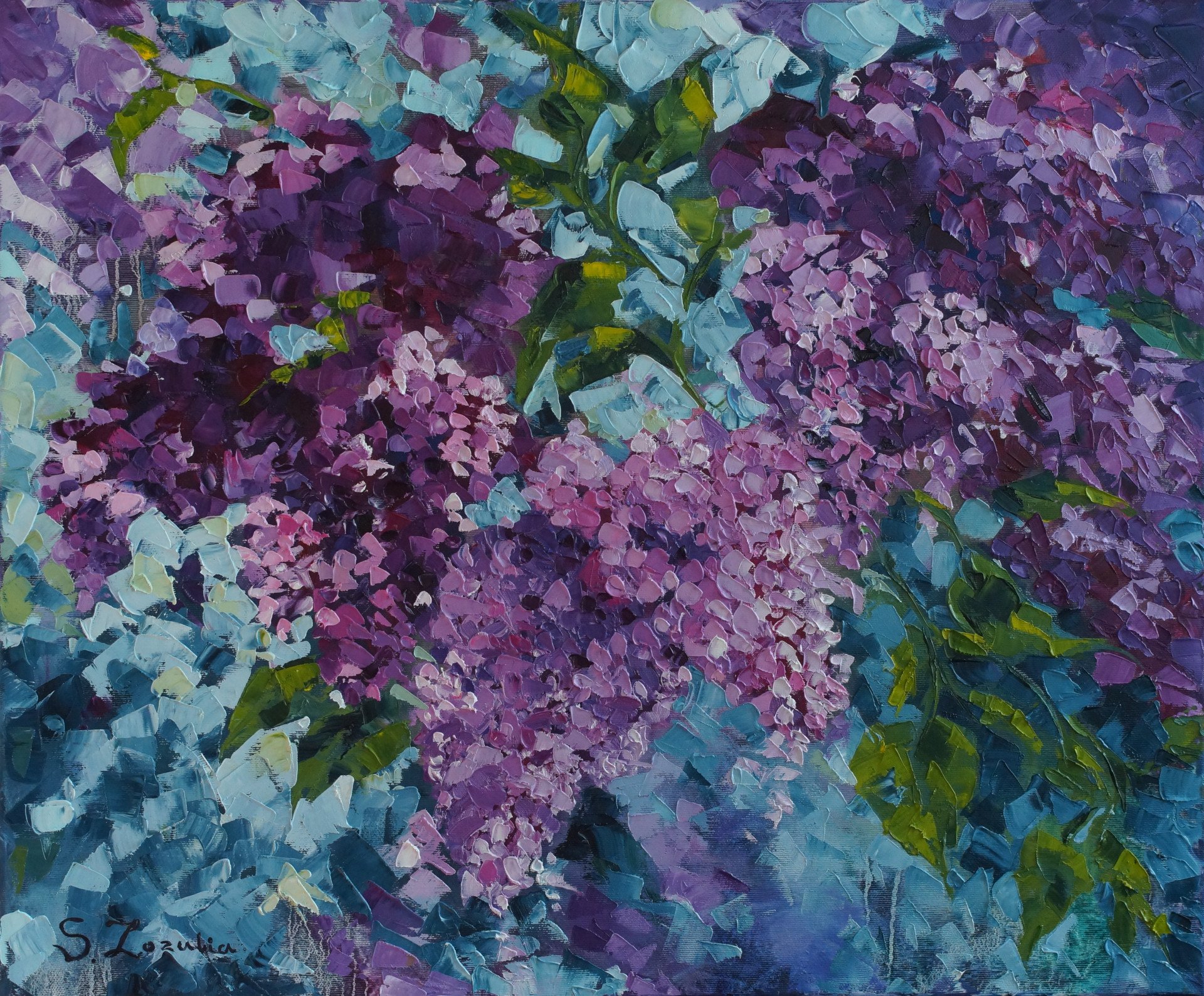 LILAC Painting by Svitlana Zozulia - Jose Art Gallery
