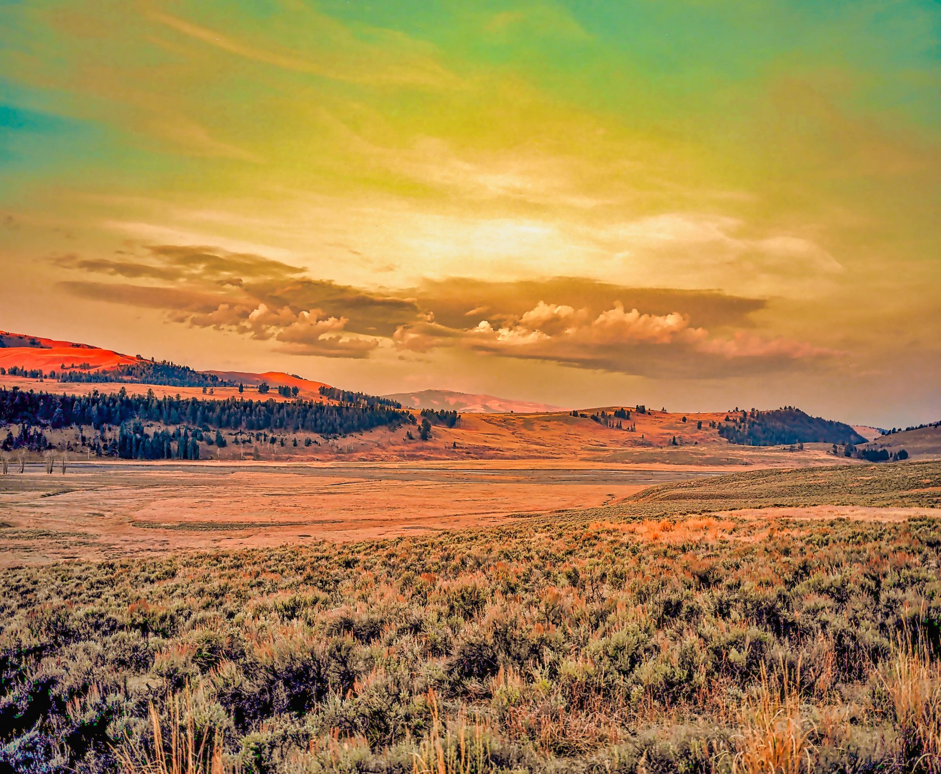 YELLOWSTONE SUNRISE Photography - Mark Paulda