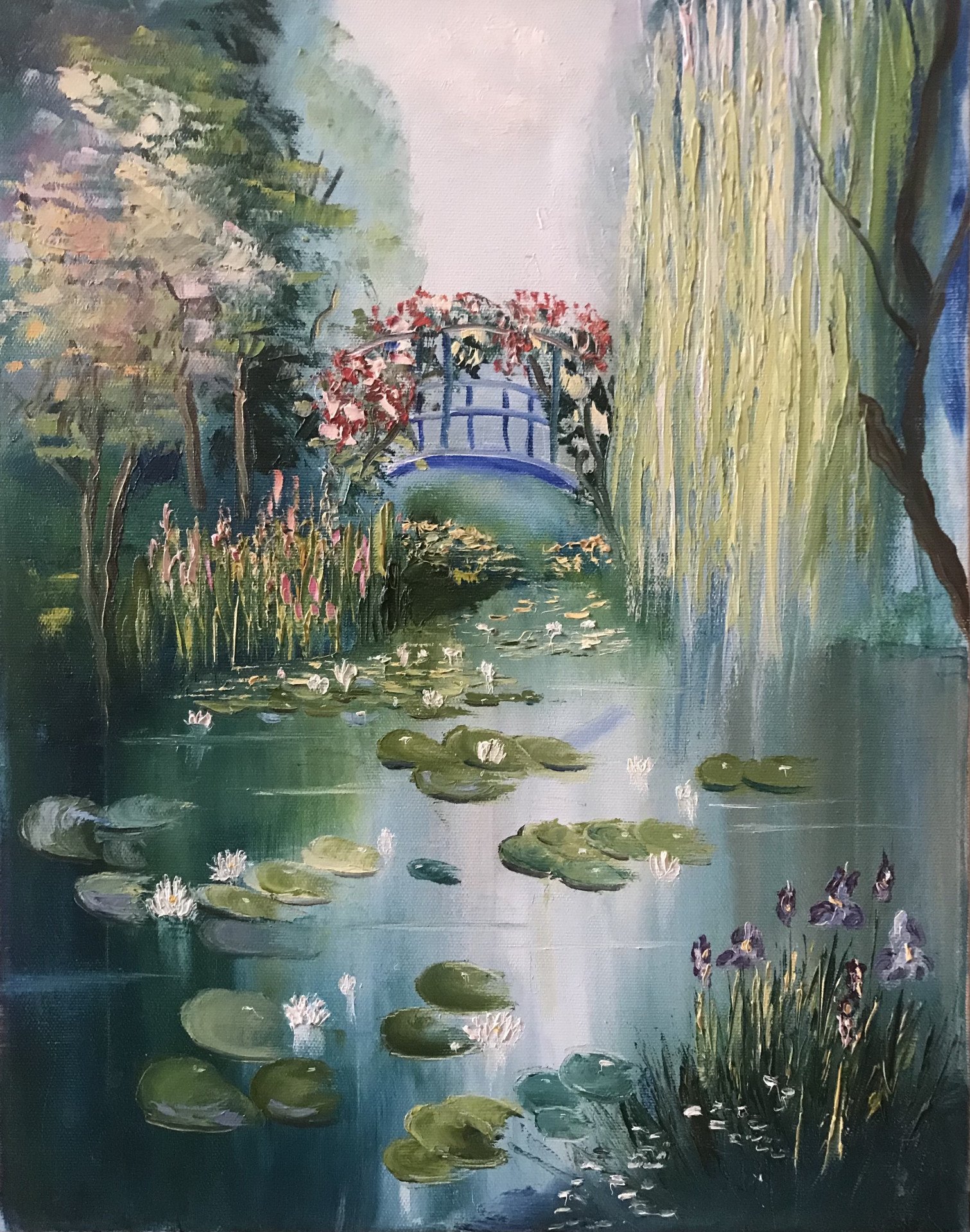 In the style of Monet Painting by Olena Yankovska