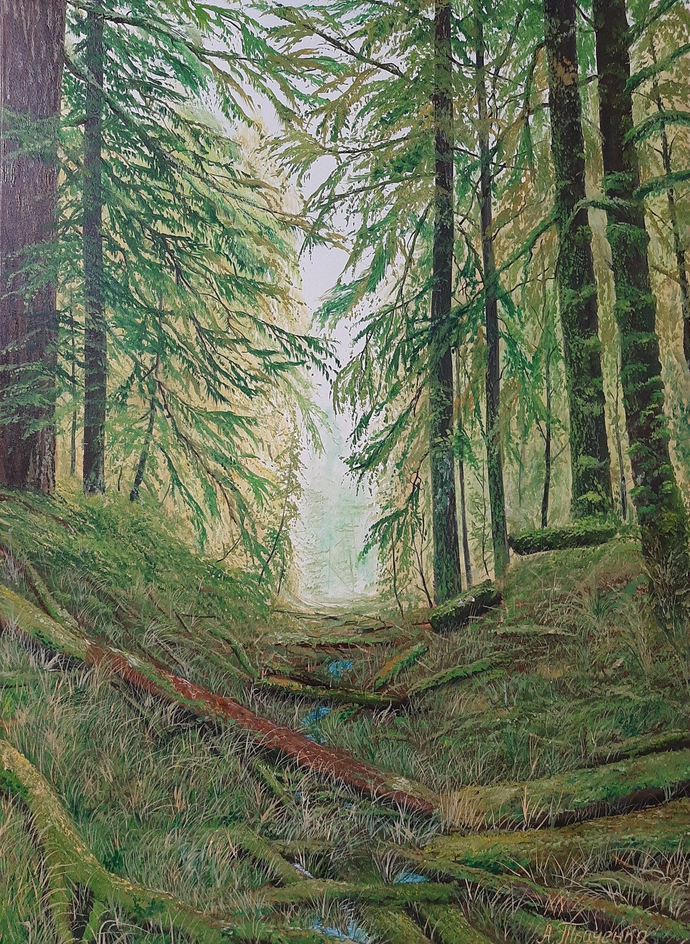 Stream Painting by Andrii Tkachenko - Jose Art Gallery