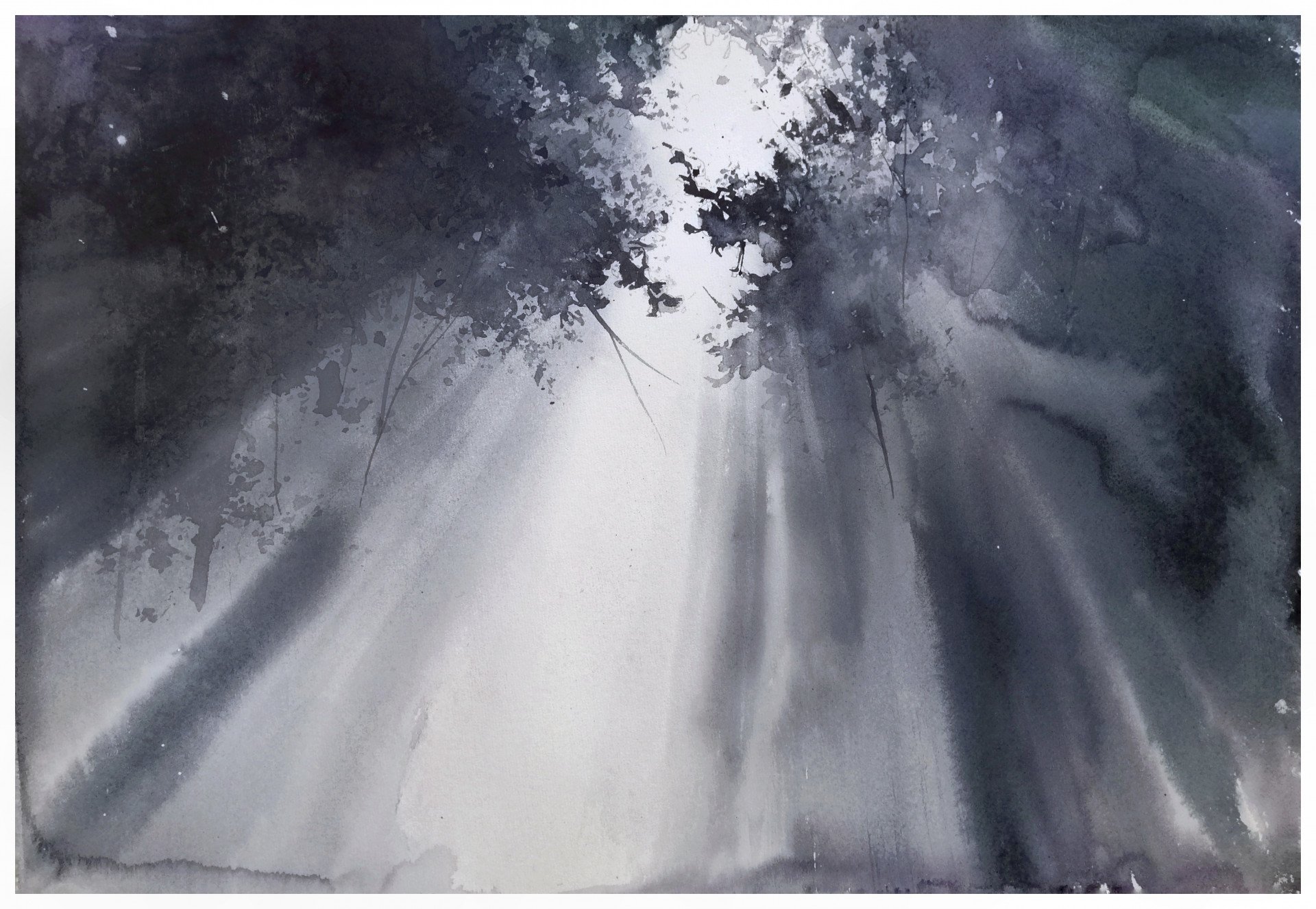 Rays Painting by Nazar Grunyka - Jose Art Gallery