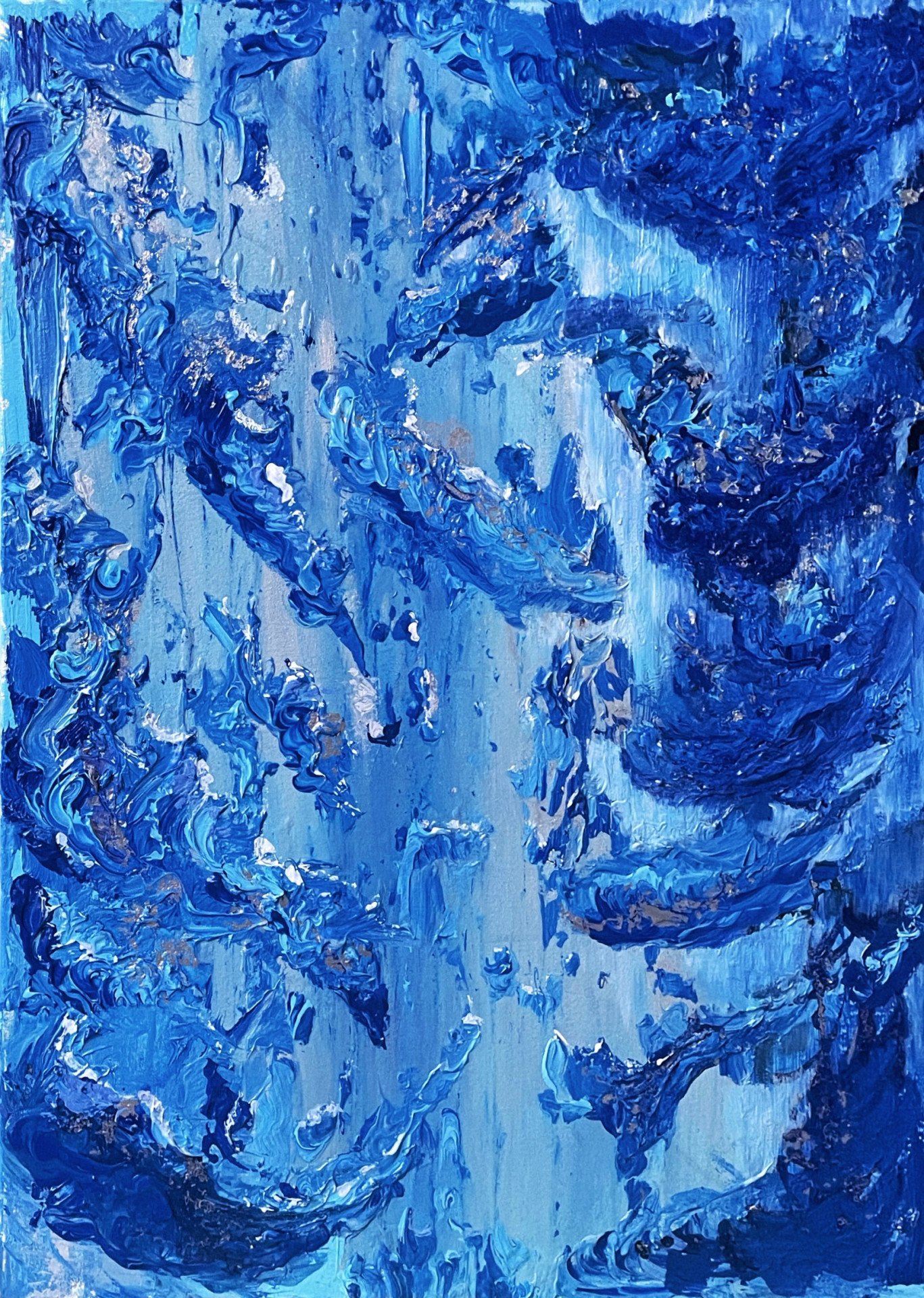 Falling Sky Painting by Valeriia Sihnaievska