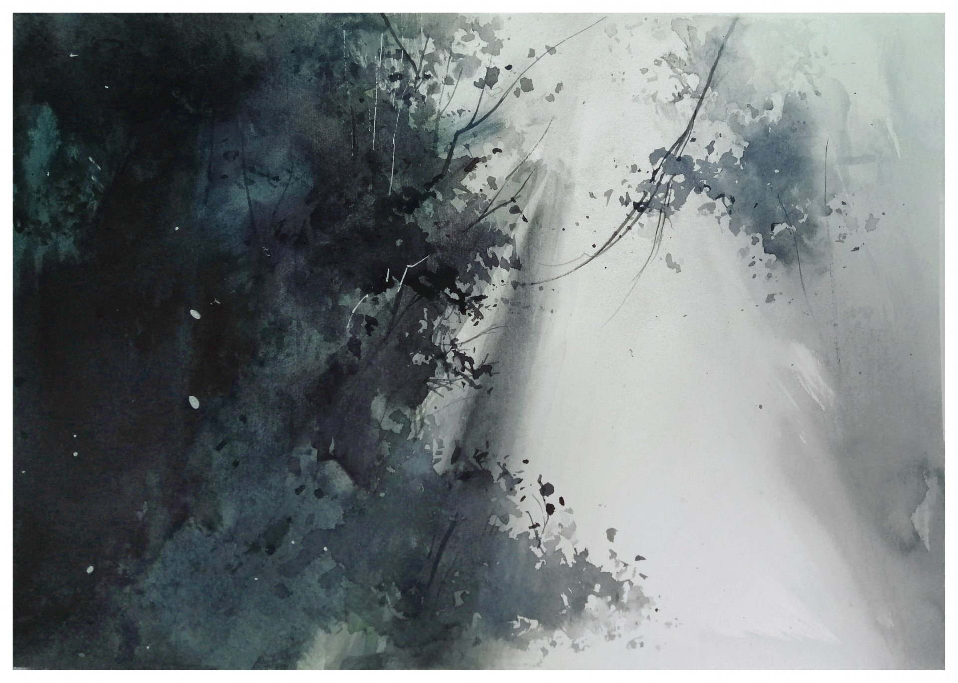 Rays Painting by Nazar Grunyka - Jose Art Gallery