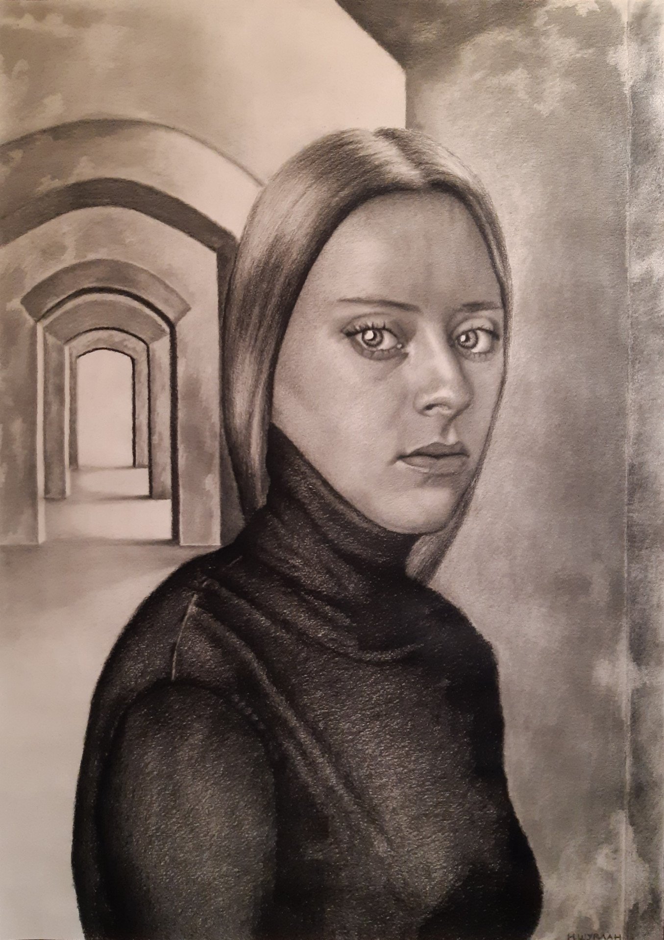 Mono Drawing - Nebojsa Surlan - Jose Art Gallery