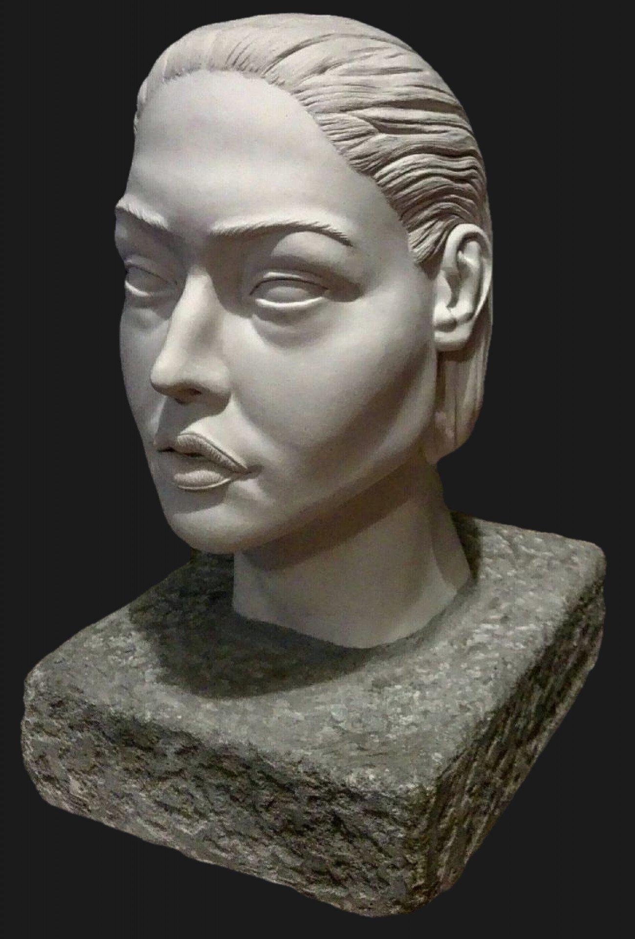 Portrait of a young lady Sculpture - Nebojsa Surlan