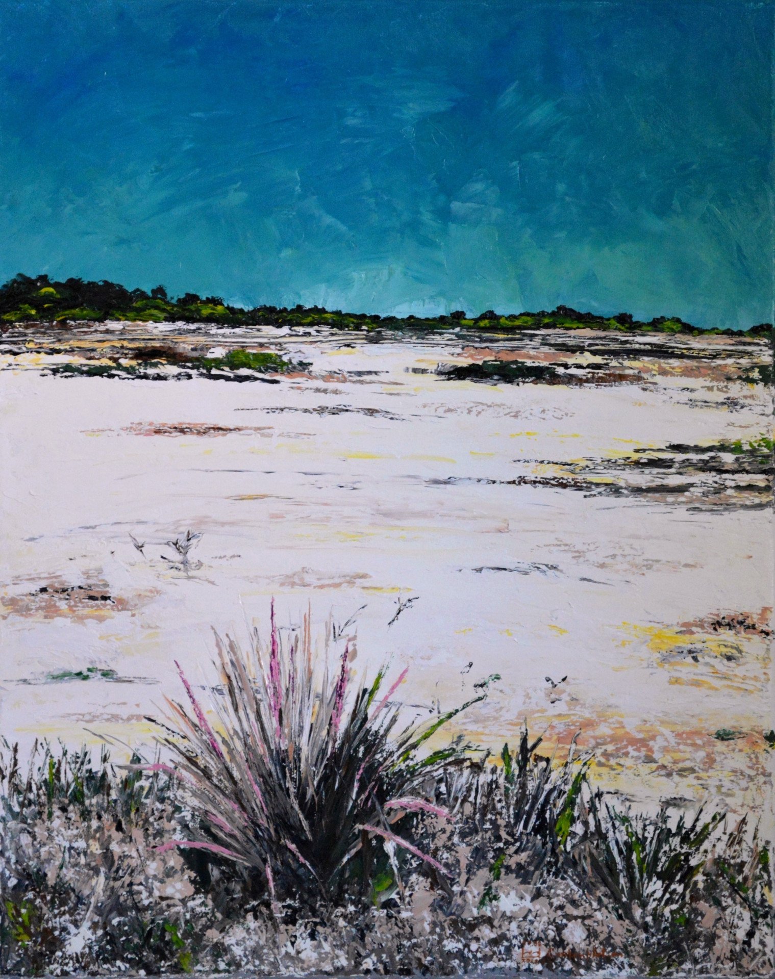 Contemplation Painting by Kateryna Bielikova