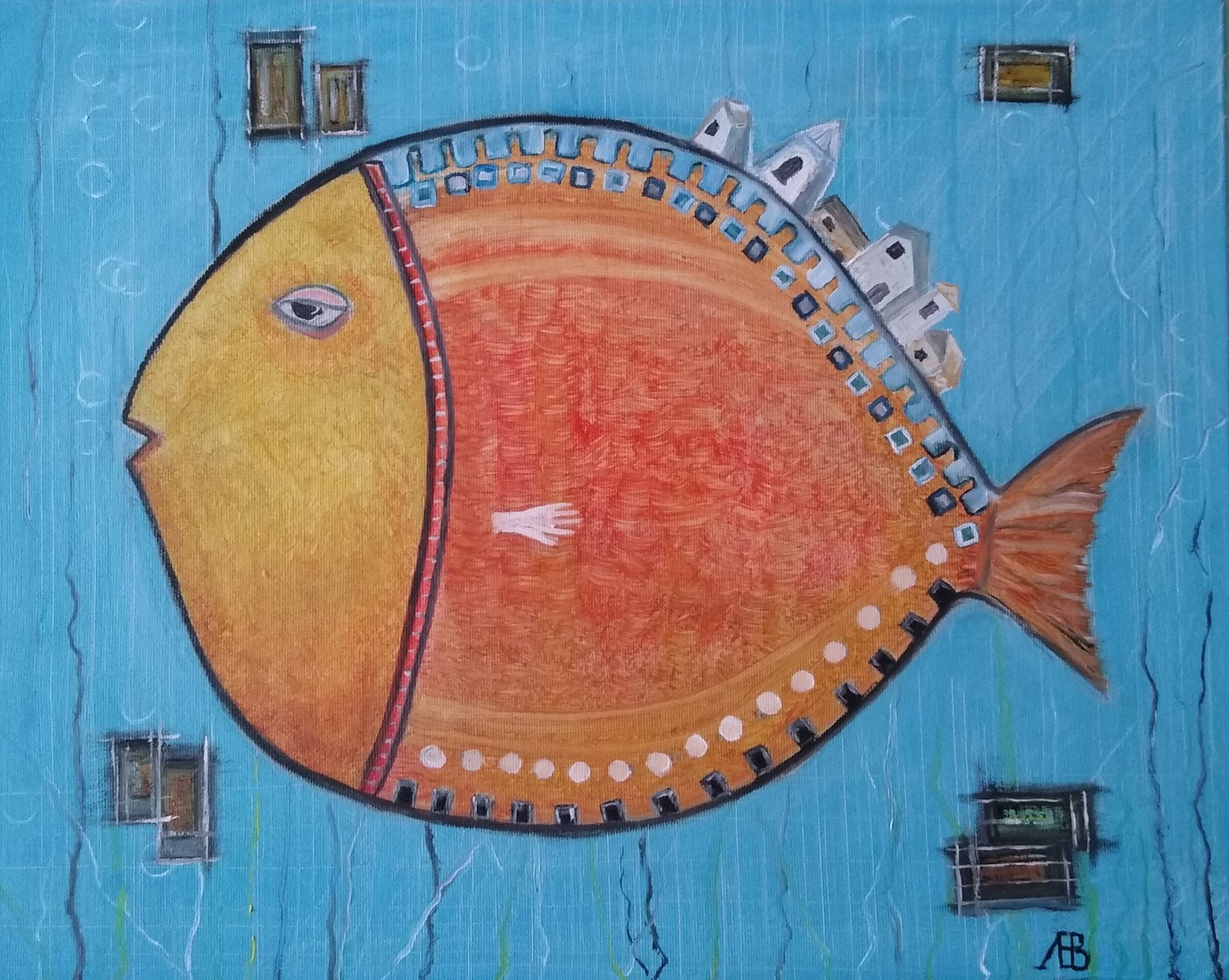 Ihtis Painting by Kat Luka - Jose Art Gallery