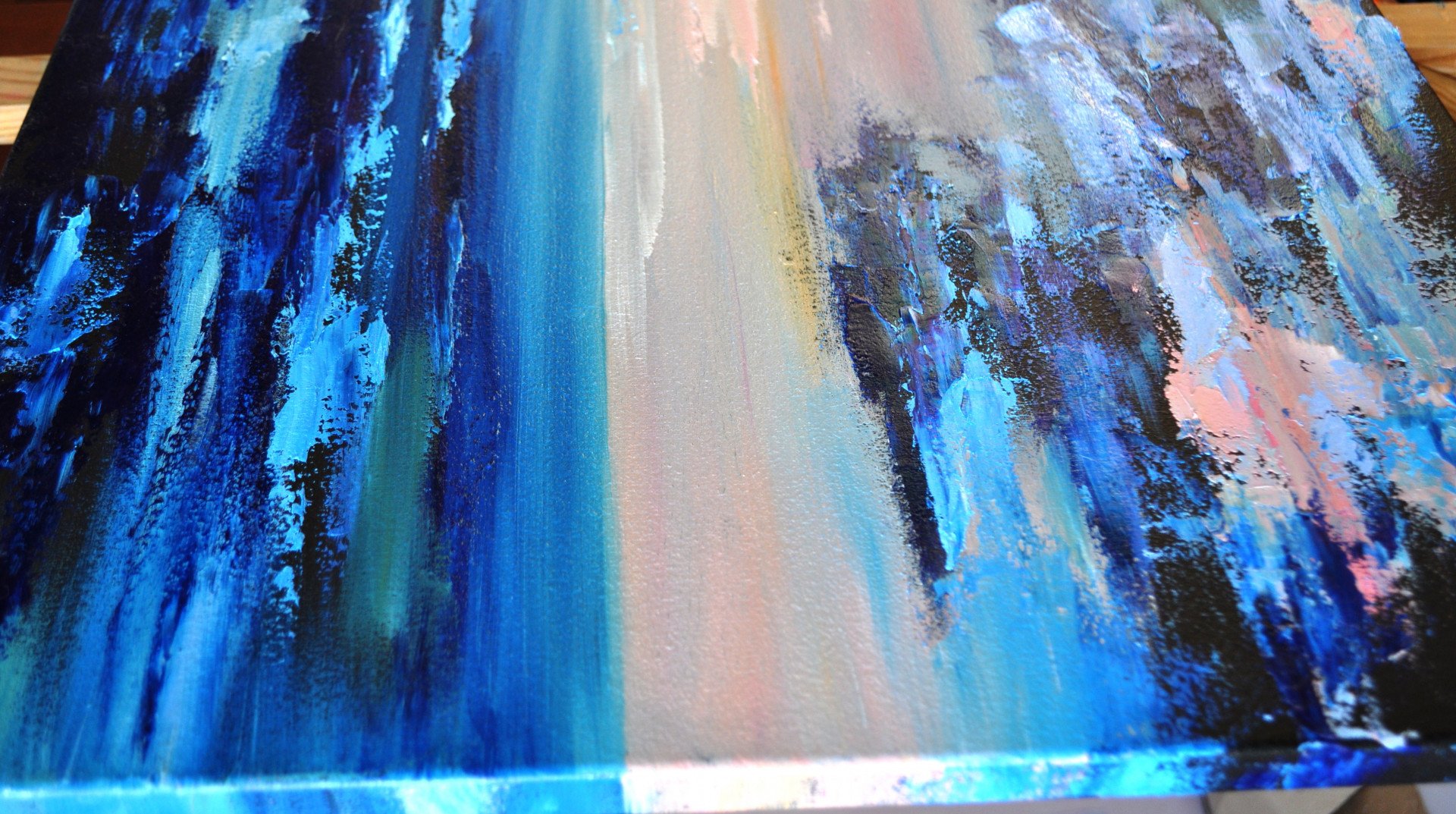 Ocean ... Night ... Painting by Elena Den - Jose Art Gallery