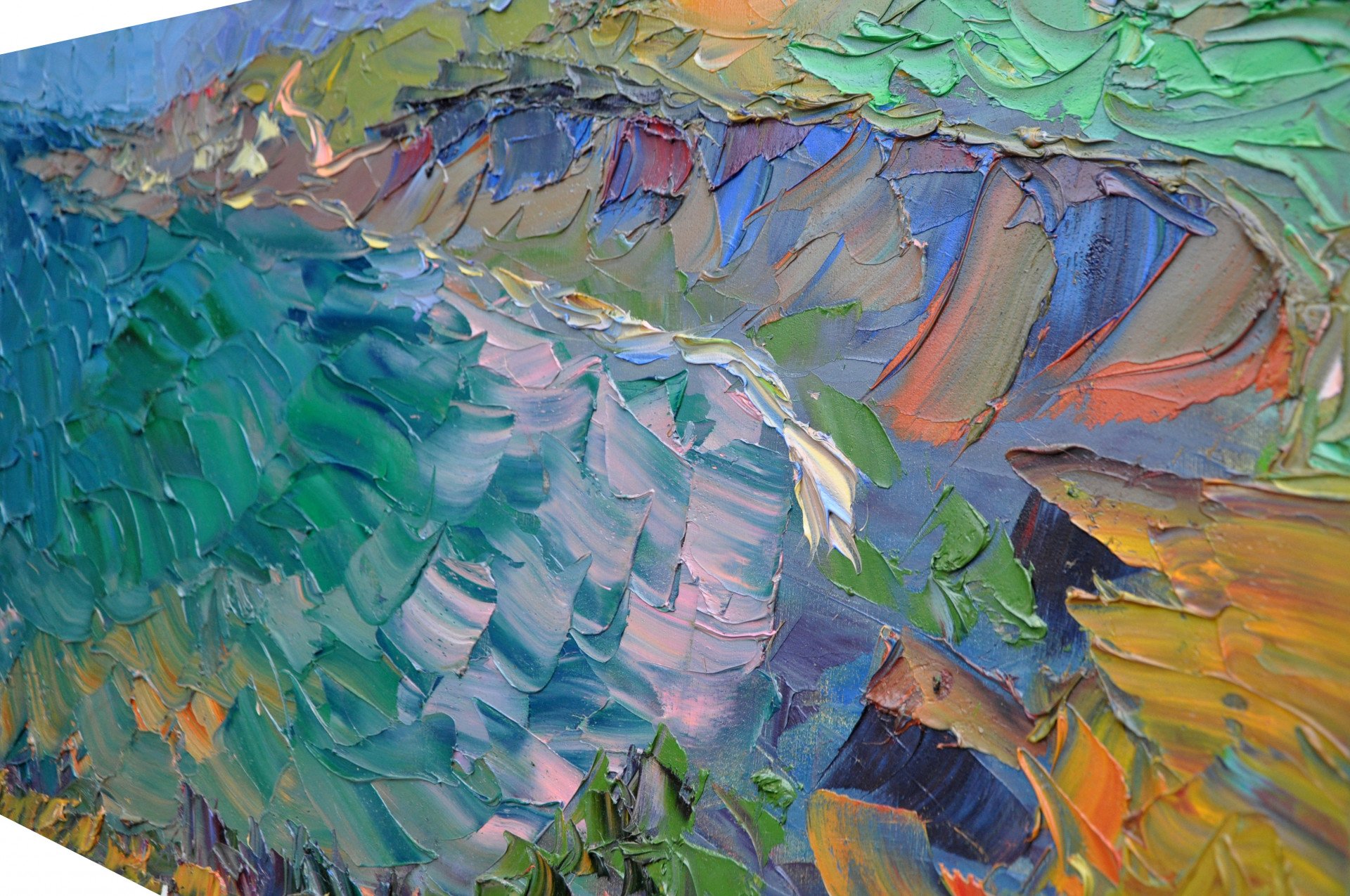 Haute banque à Taman Peinture de Olga Bejina - Jose Art Gallery