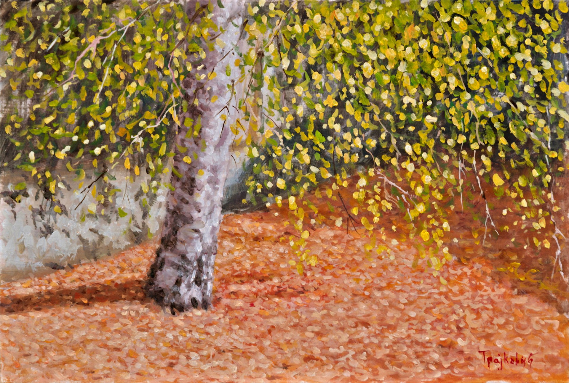 Fall Painting by Dejan Trajkovic - Jose Art Gallery