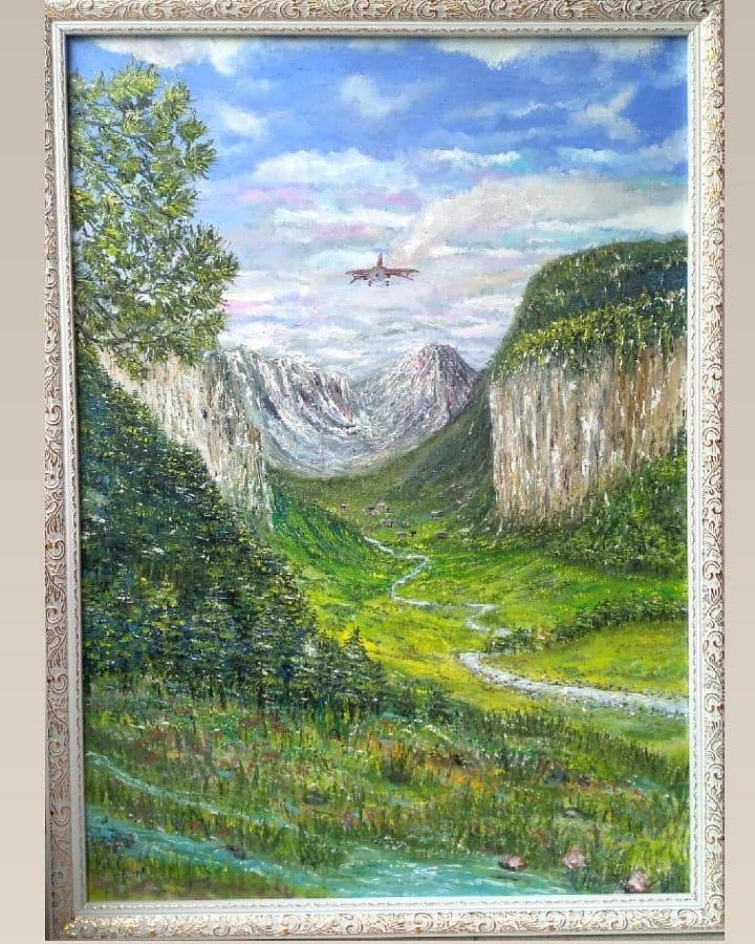 Valley flight Painting by Vadim Fedoruk - Jose Art Gallery