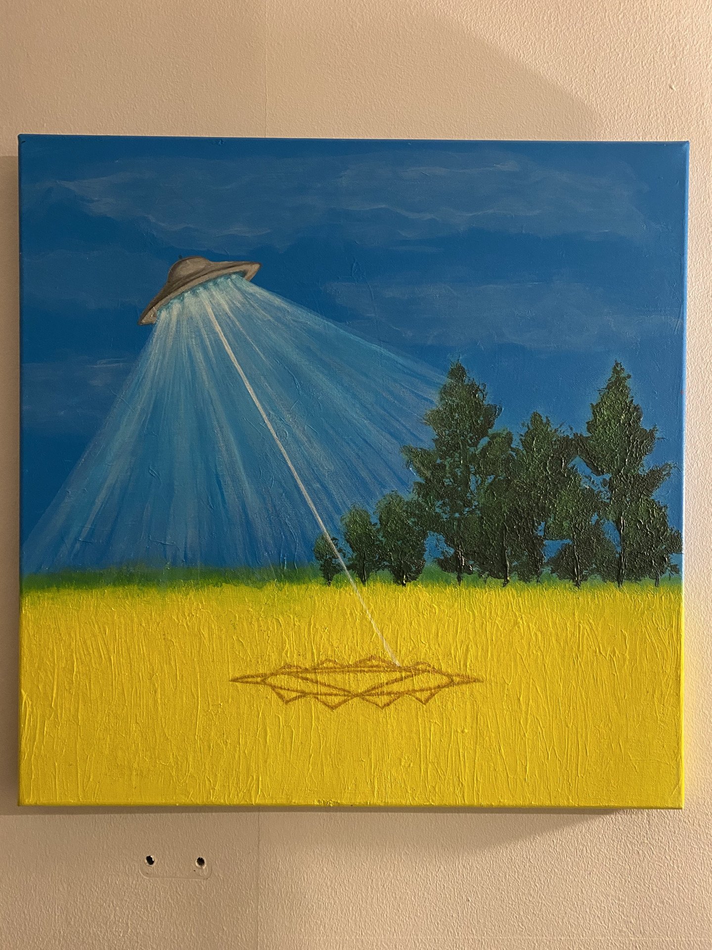 Message Painting by Elena Efi Shynkarenko - Jose Art Gallery