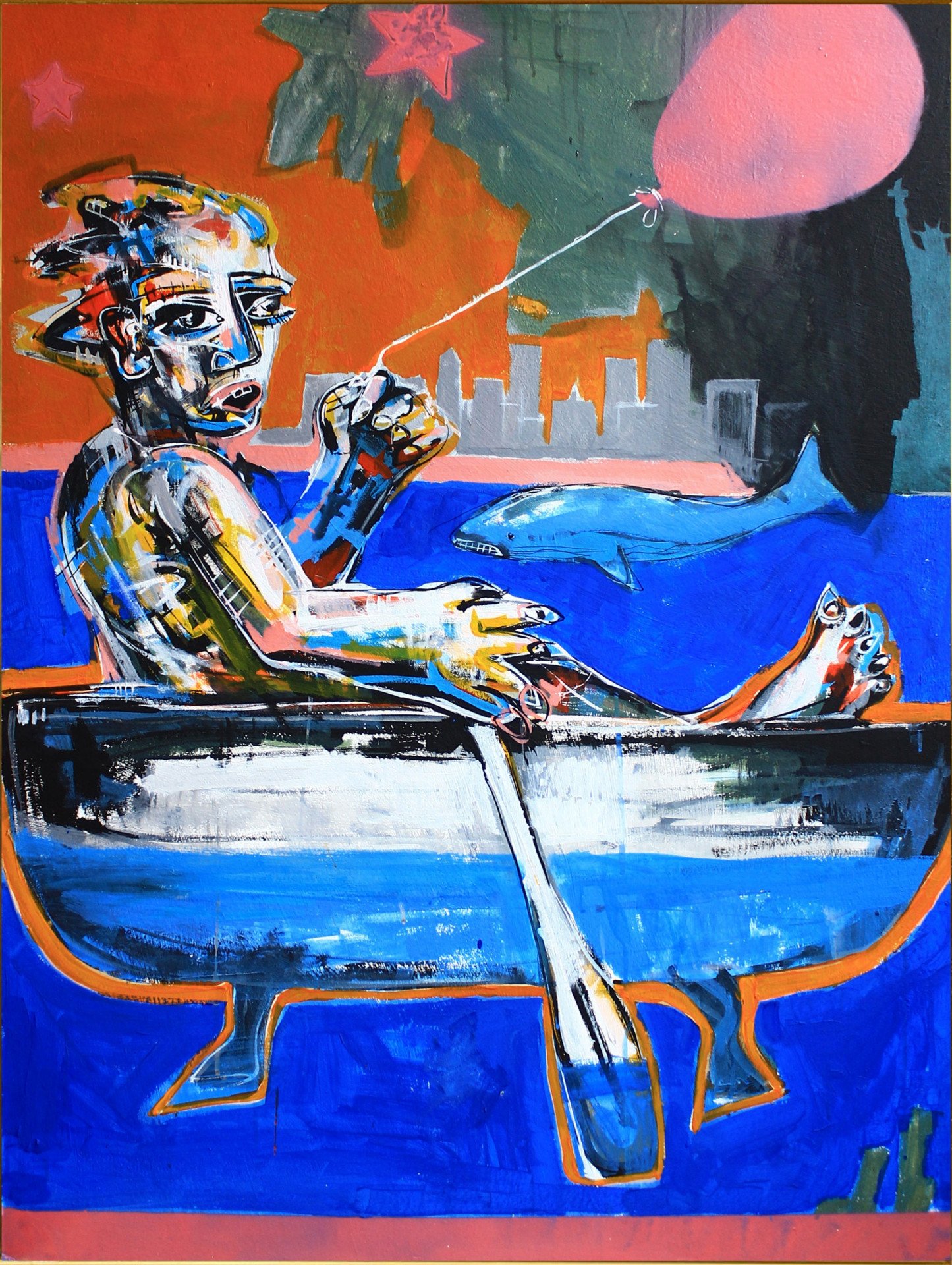 Boat Painting By Roman Rabyk Jose Art Gallery