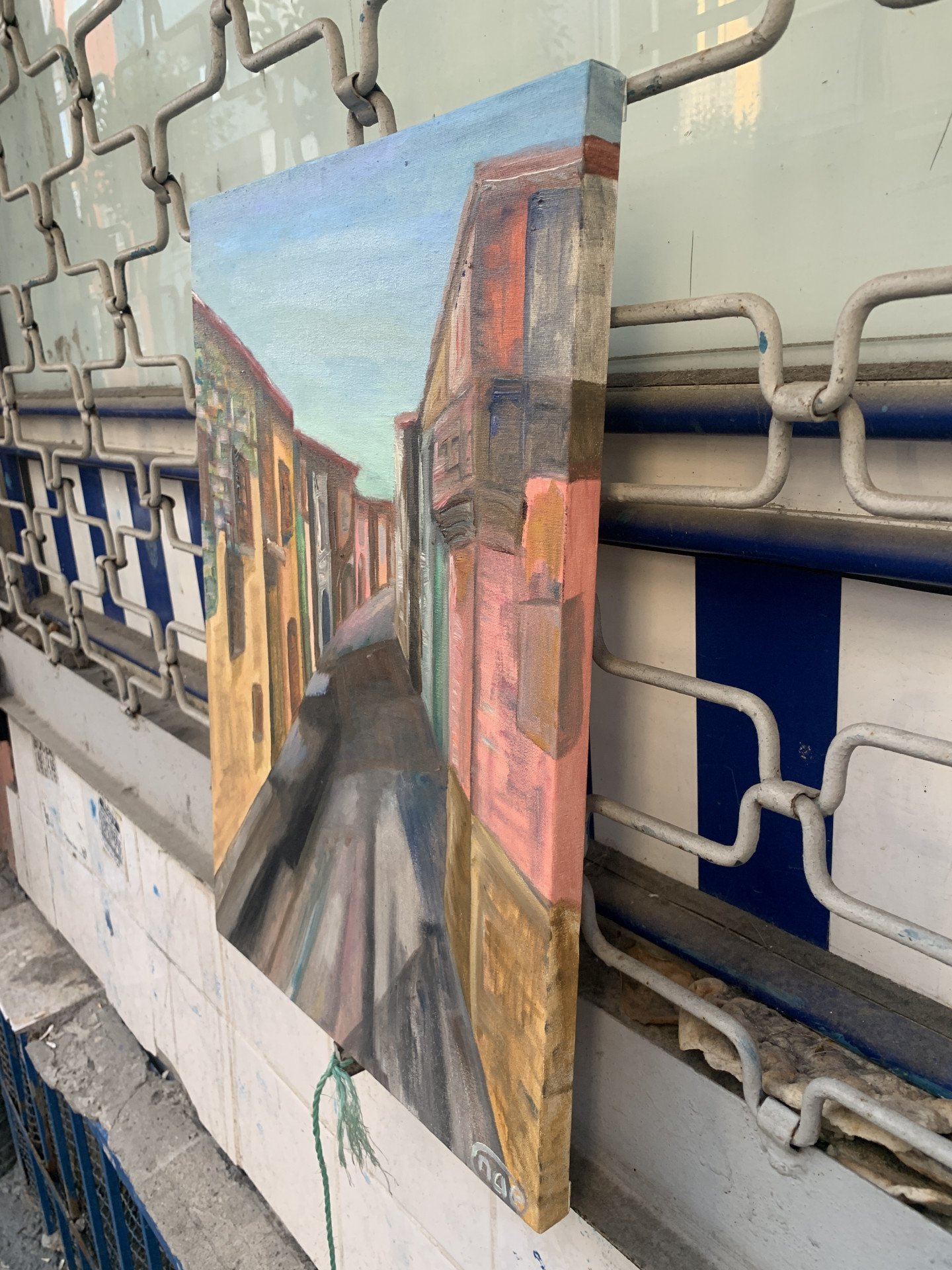 Turk evleri Painting by Nataliia Dyadyk - Jose Art Gallery