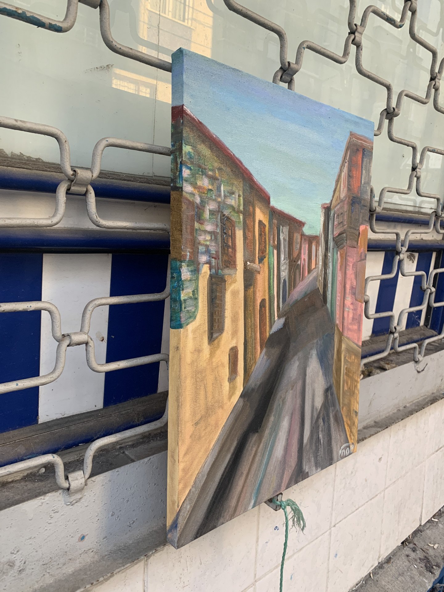 Turk evleri Painting by Nataliia Dyadyk - Jose Art Gallery