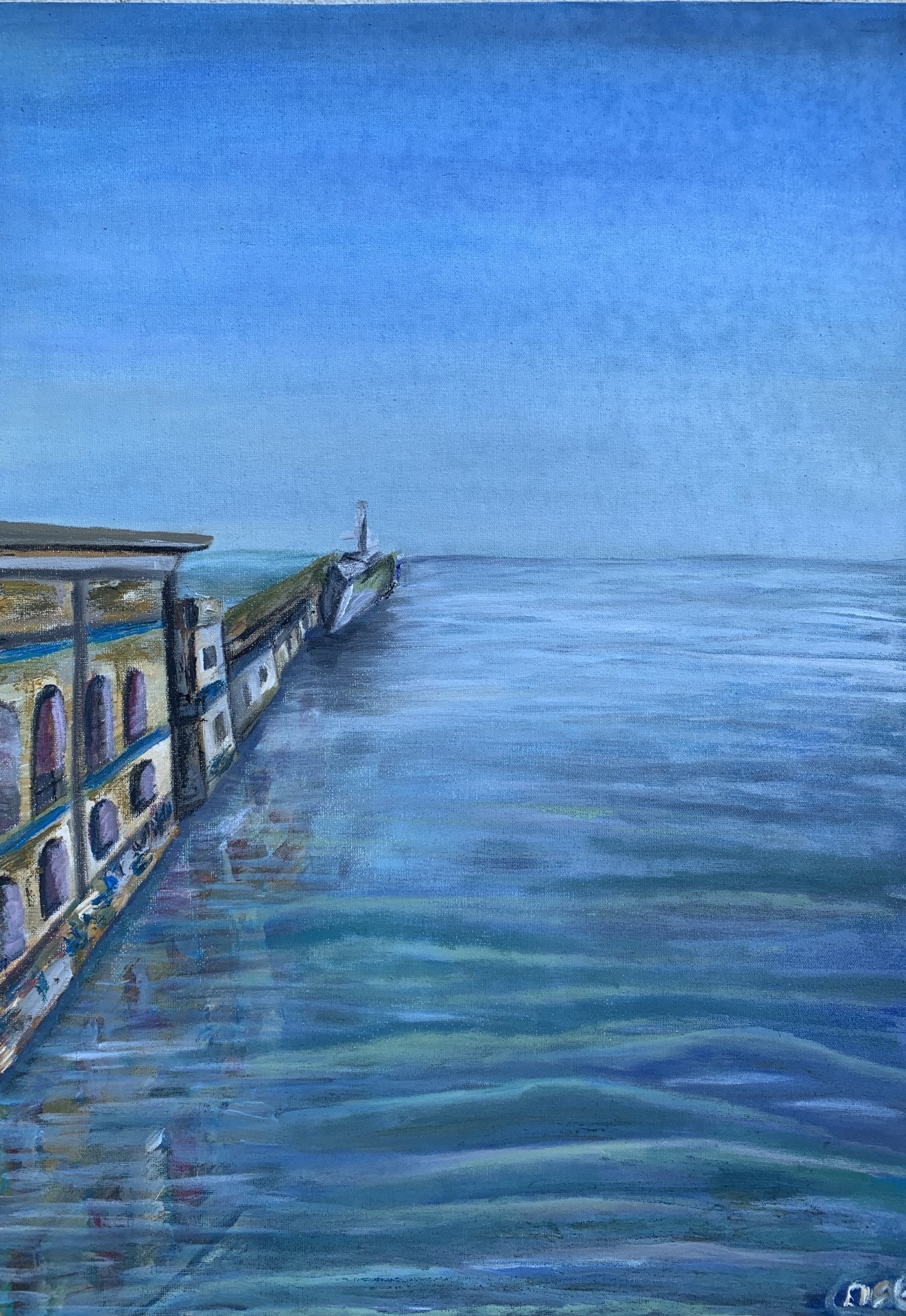 Sea at Princess Painting by Nataliia Dyadyk - Jose Art Gallery