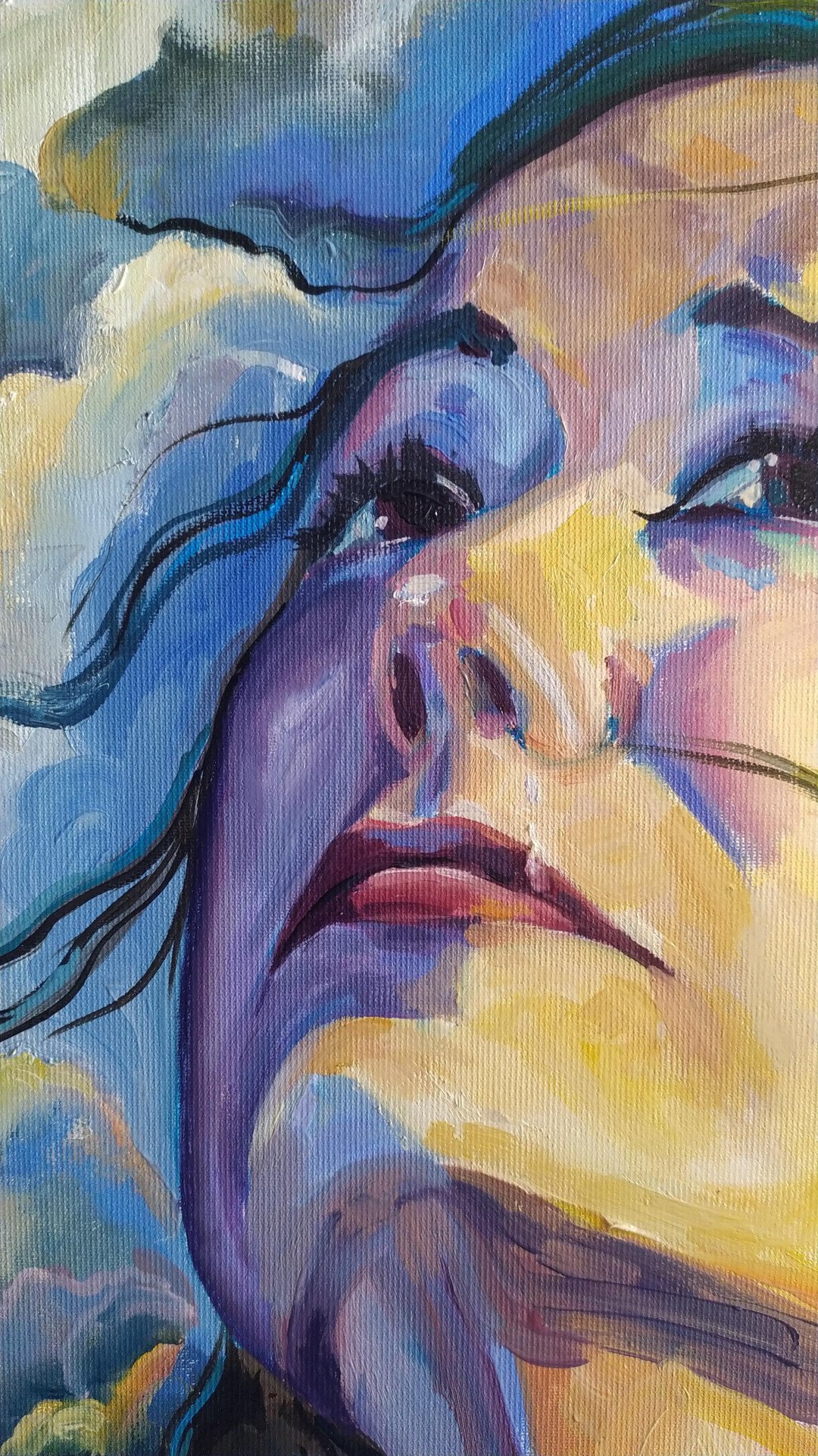 Sadness Painting by Olha Komisaryk - Jose Art Gallery