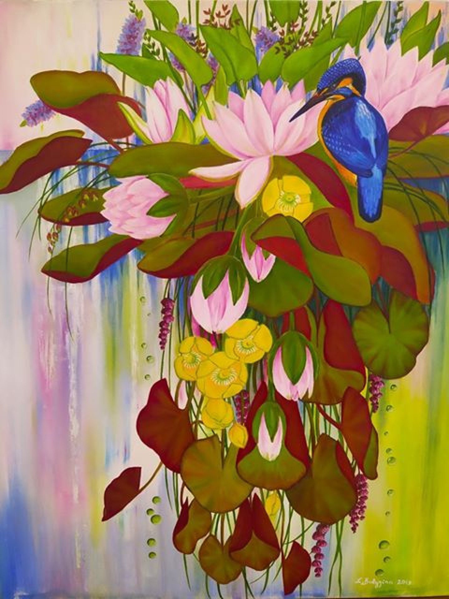 Imagination game Painting by Larisa Bulygina