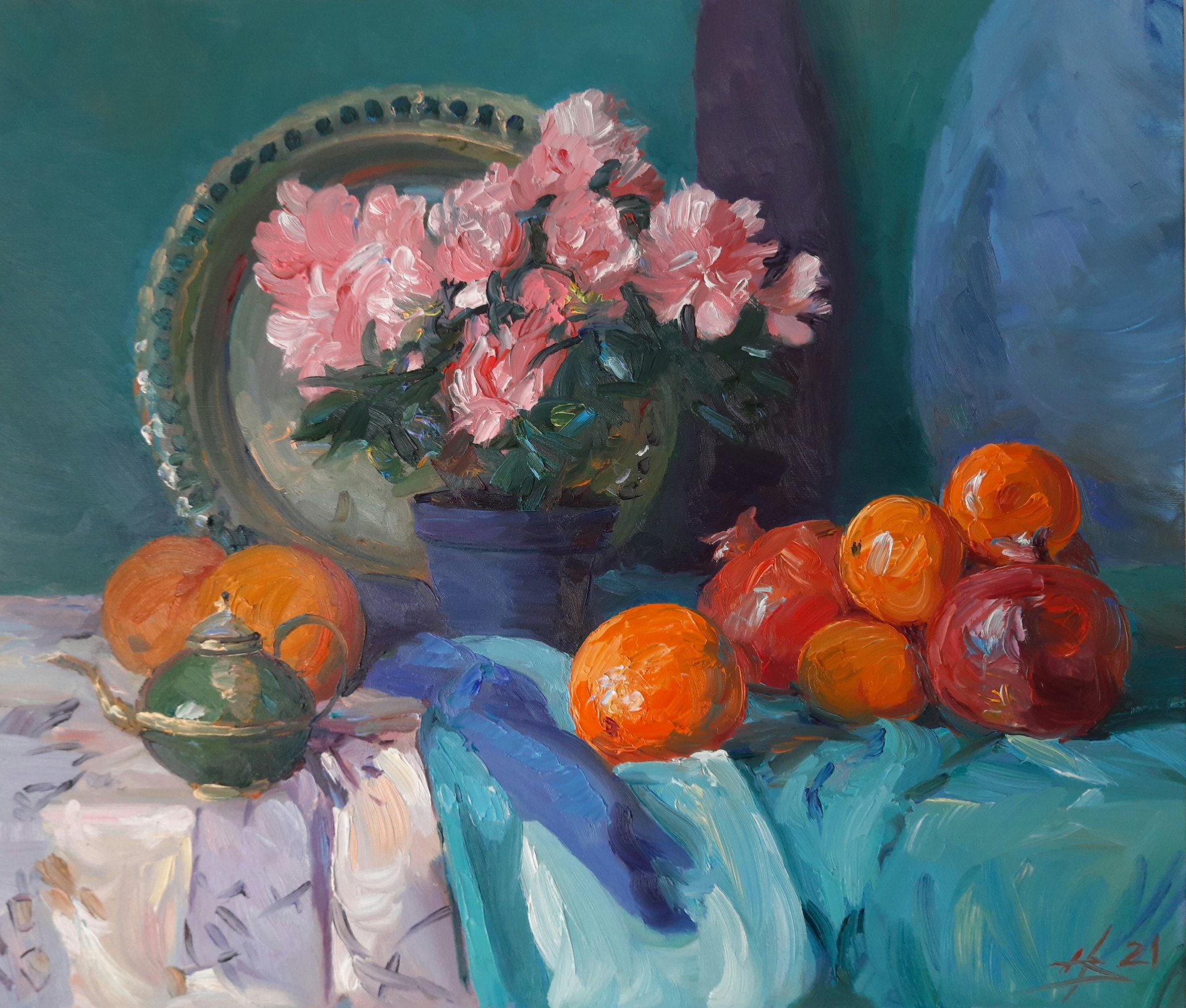 Color explosion Painting by Volodymyr Natalushko