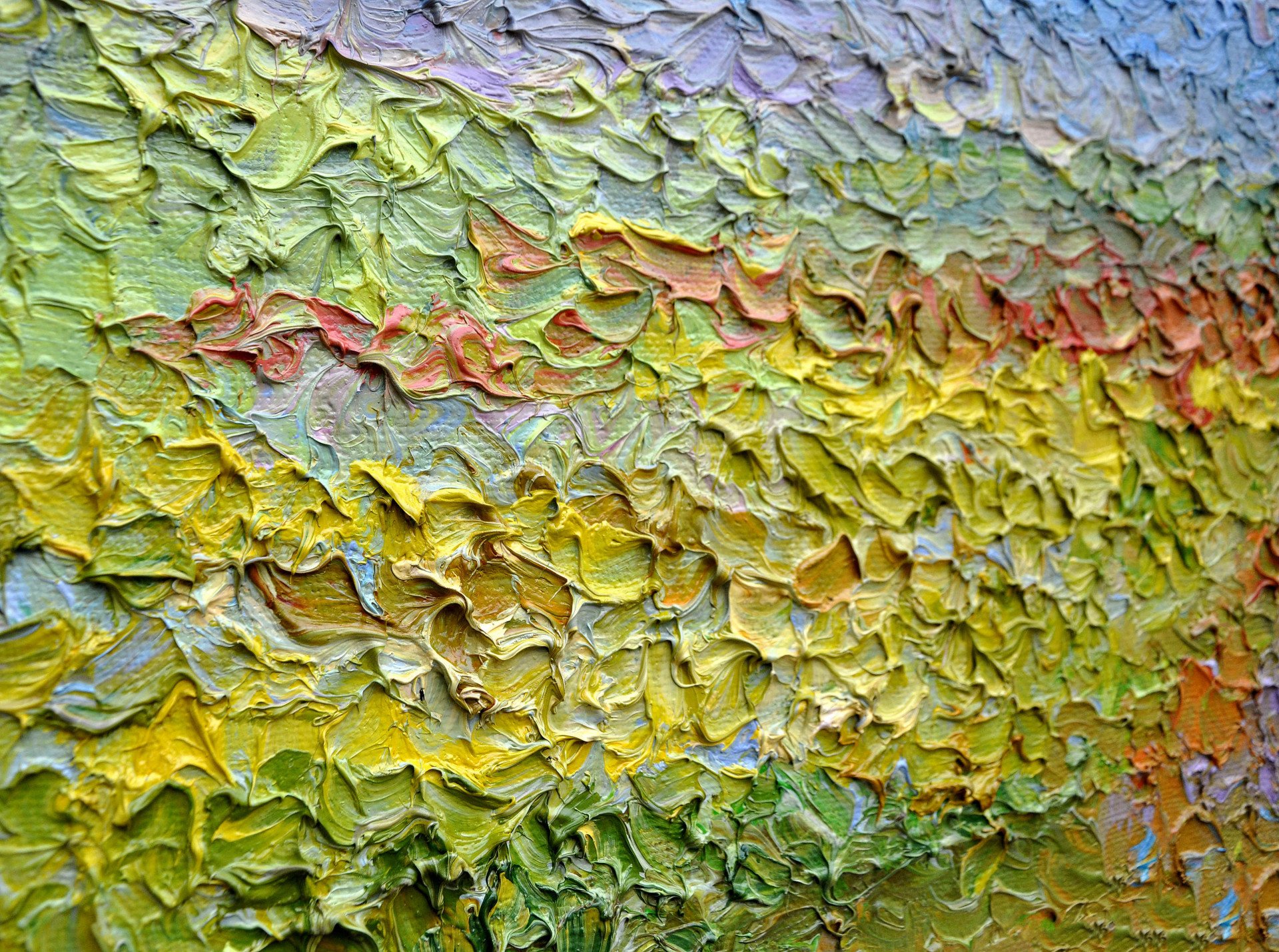 Heat. Steppe landscape. Painting by Olga Bejina - Jose Art Gallery