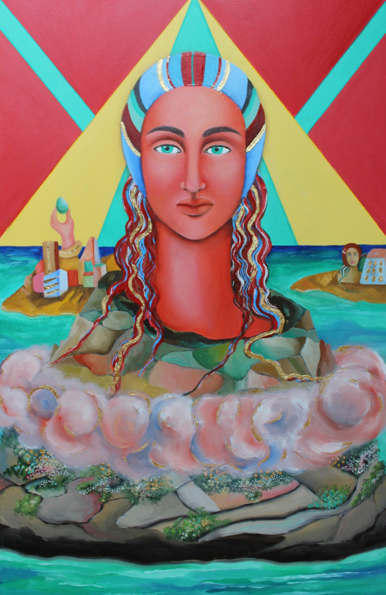 Teide Painting by Cristina Contini - Jose Art Gallery