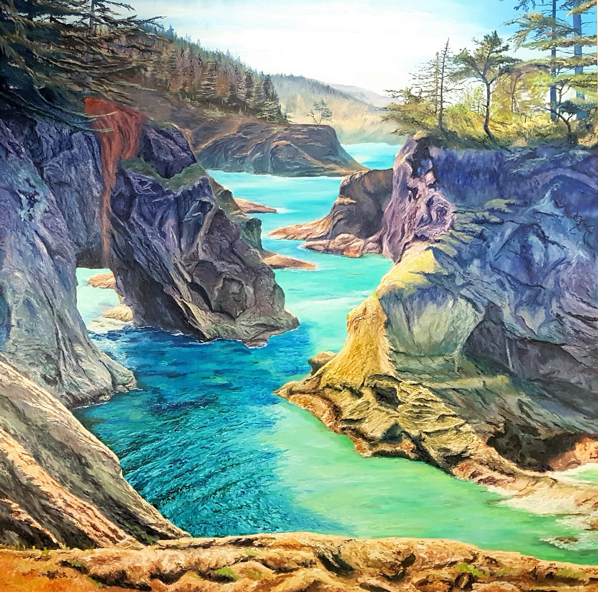 The beginning of infinity Painting by Mantas Naulickas