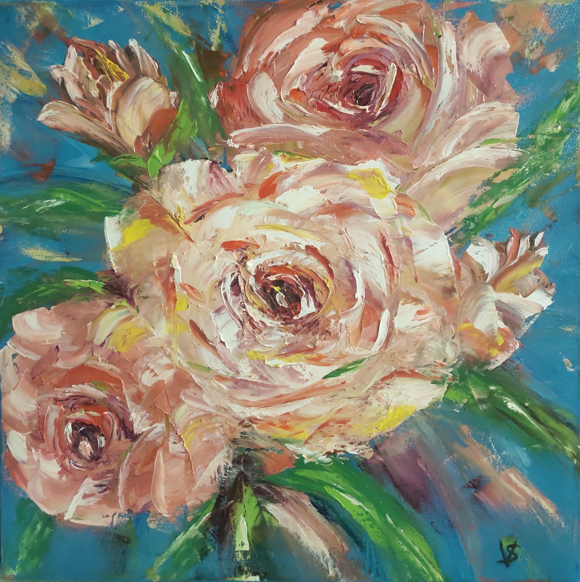 Roses Digital Art - Vira Savka - Jose Art Gallery