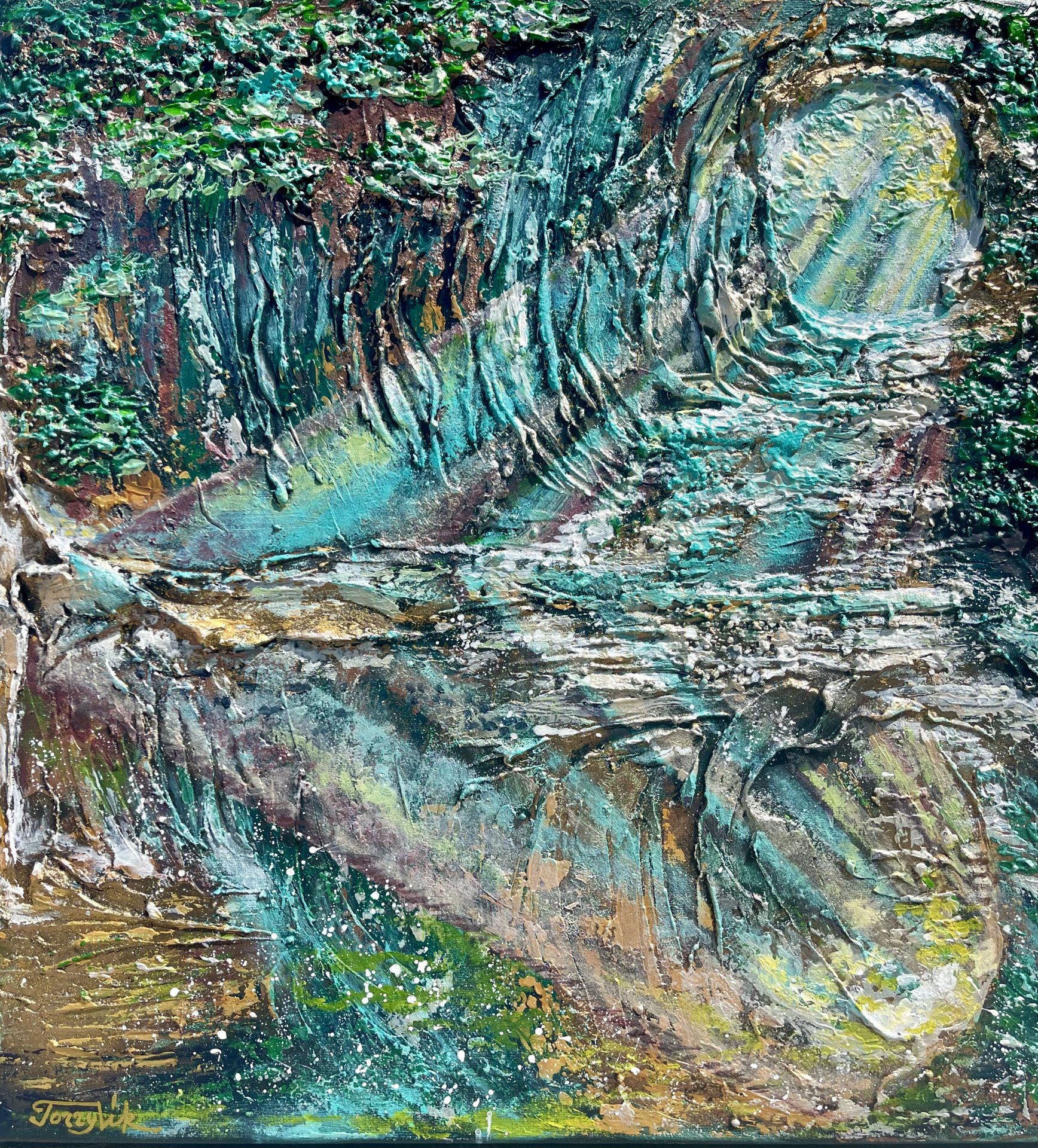 Parallel worlds Painting by Viktoriia Balandina