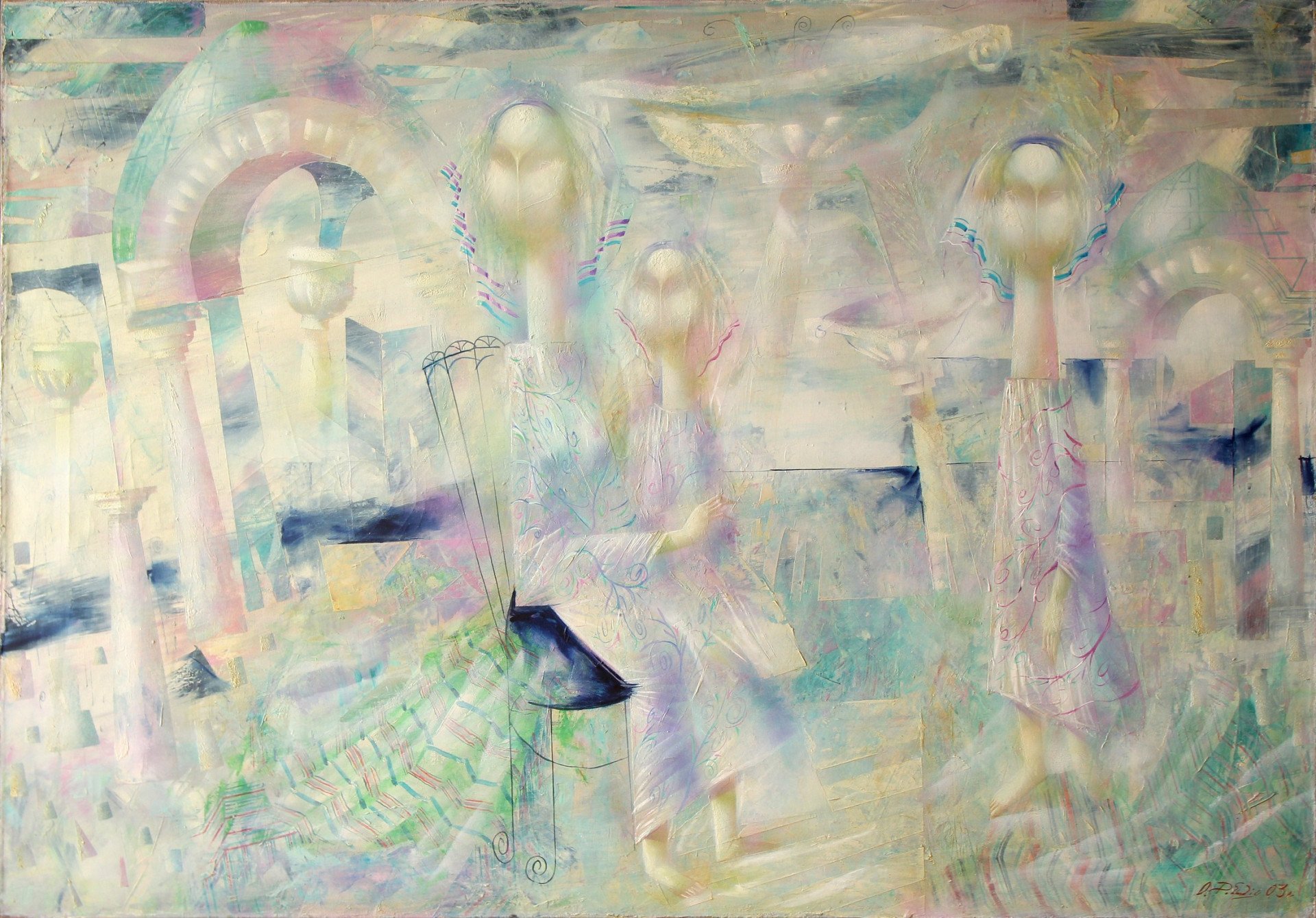 Meeting Painting by Alexandr Dobrodiy - Jose Art Gallery