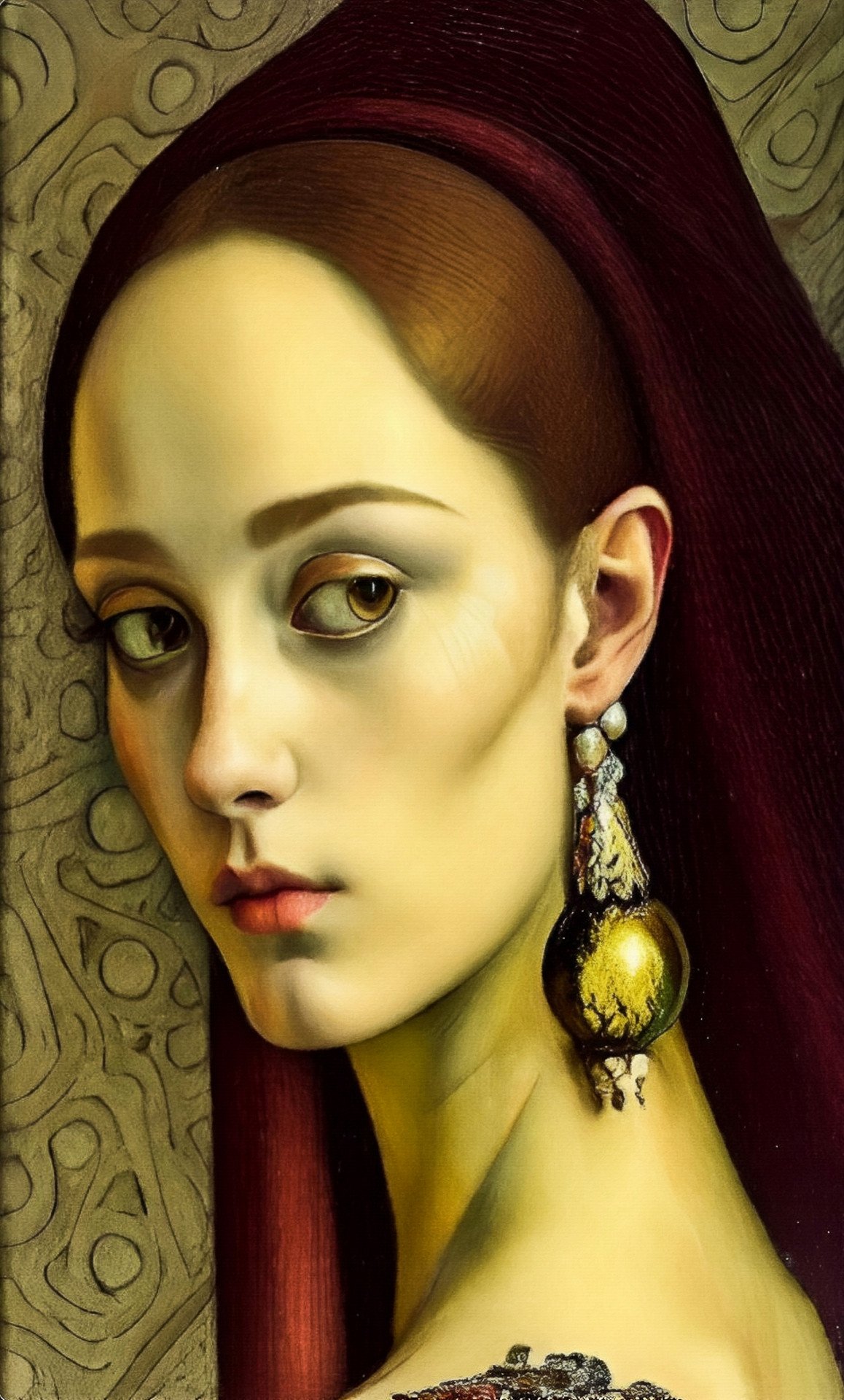 Gina Painting by Ruslan Kubelskyi - Jose Art Gallery