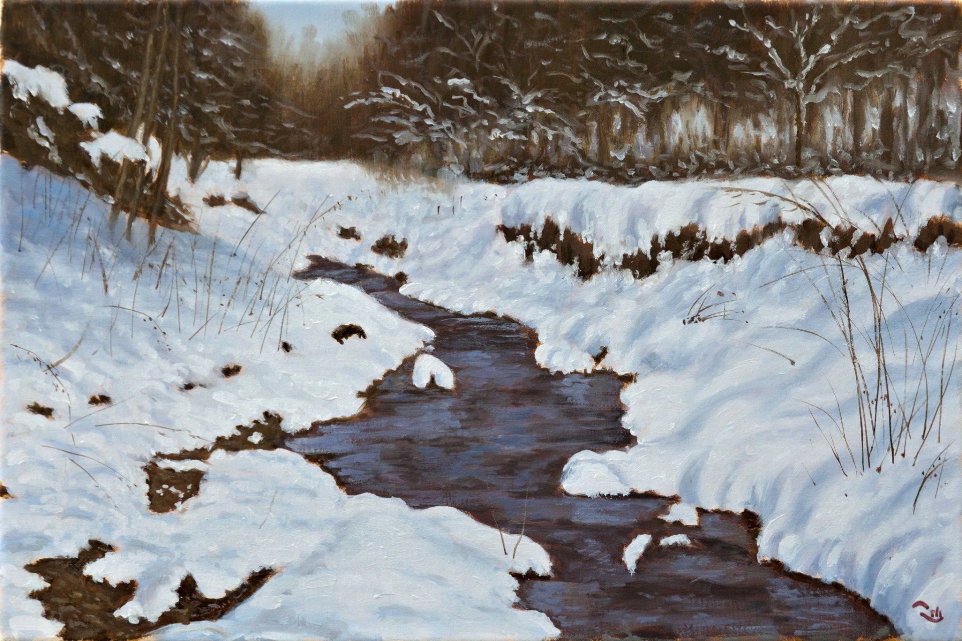 January Painting by Dejan Trajkovic - Jose Art Gallery