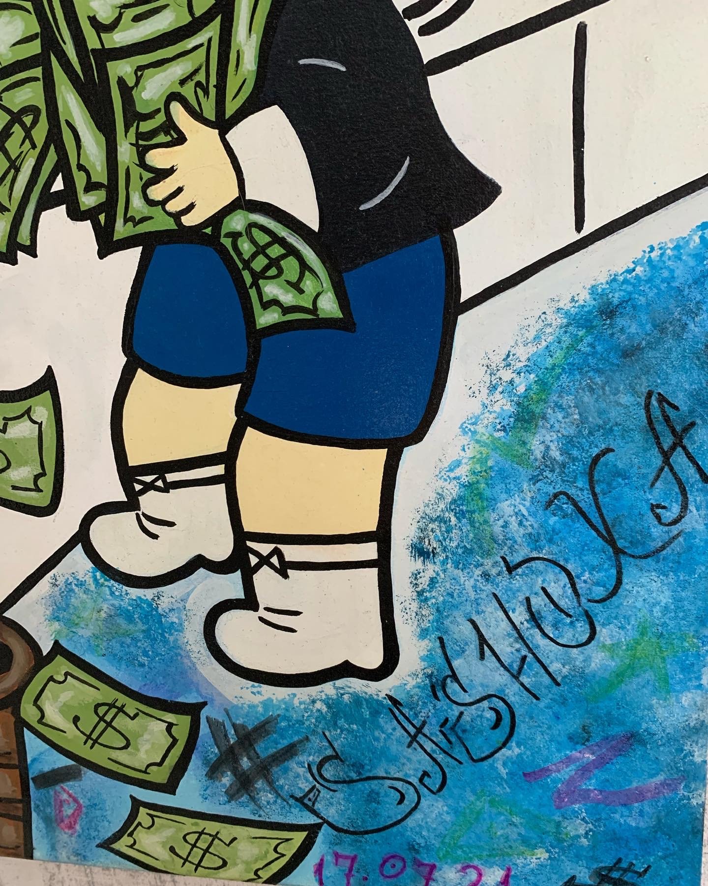 Golden Boy Painting by Sasha Taranenko - Jose Art Gallery