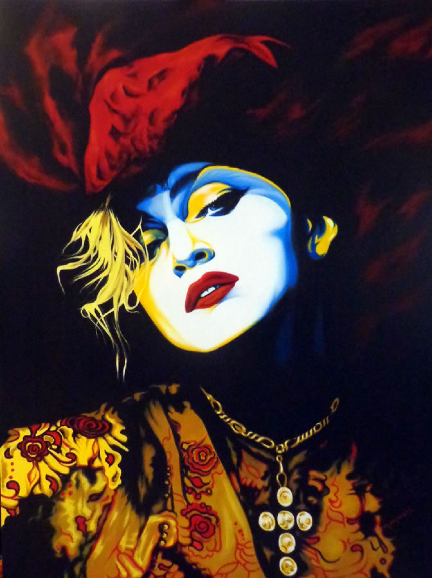 Madonna Painting by Hector Monroy - Jose Art Gallery