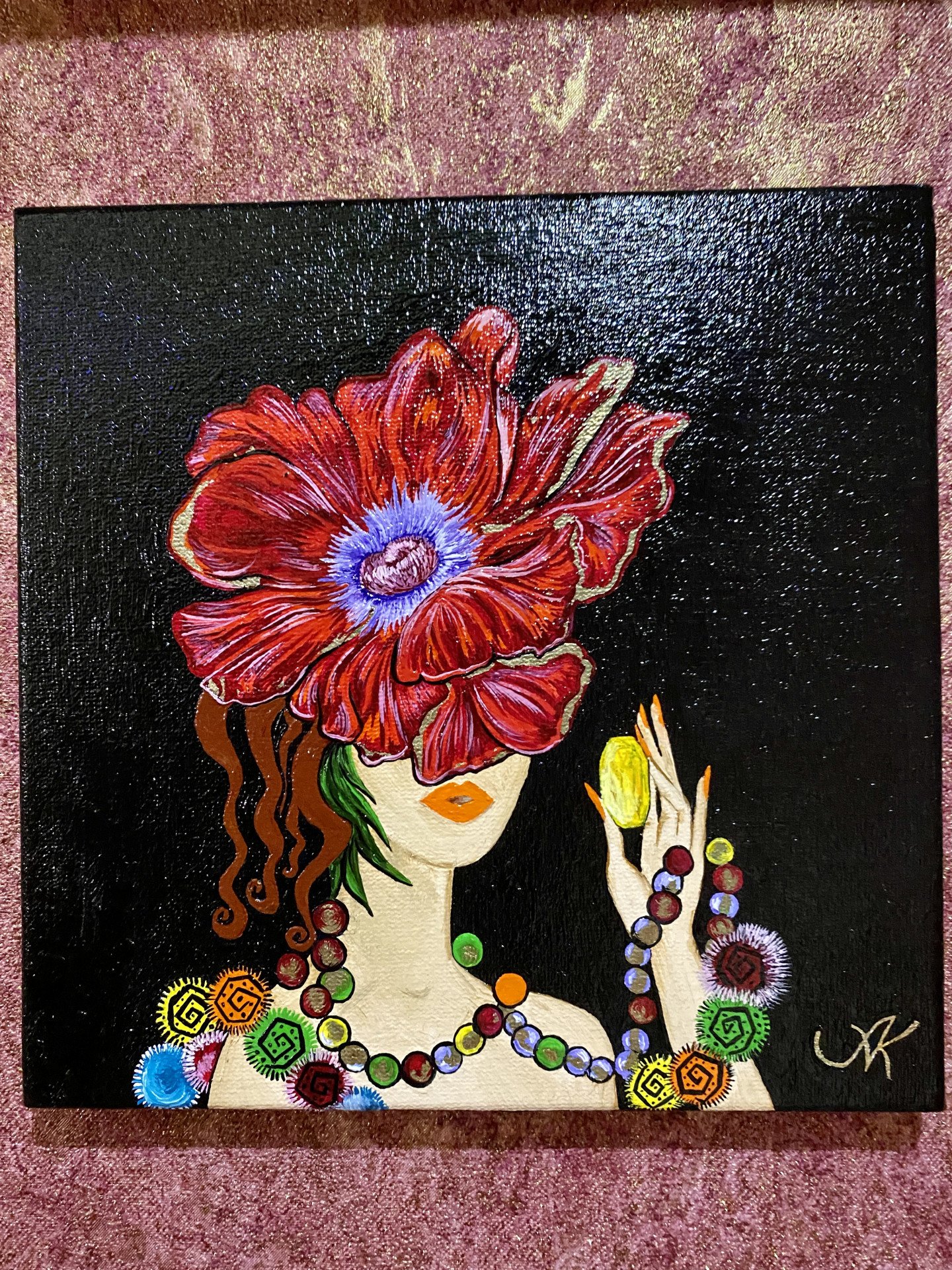 Musa Pintura de Anna Kiptenko - Jose Art Gallery