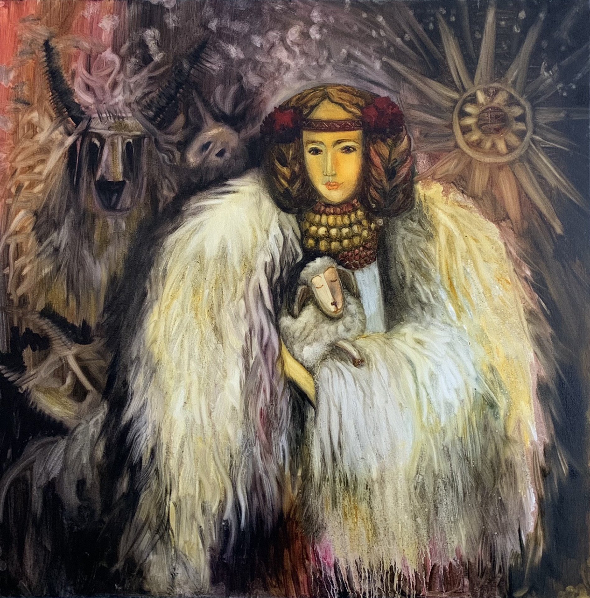 Malanka Painting by Julia Nikiforova - Jose Art Gallery