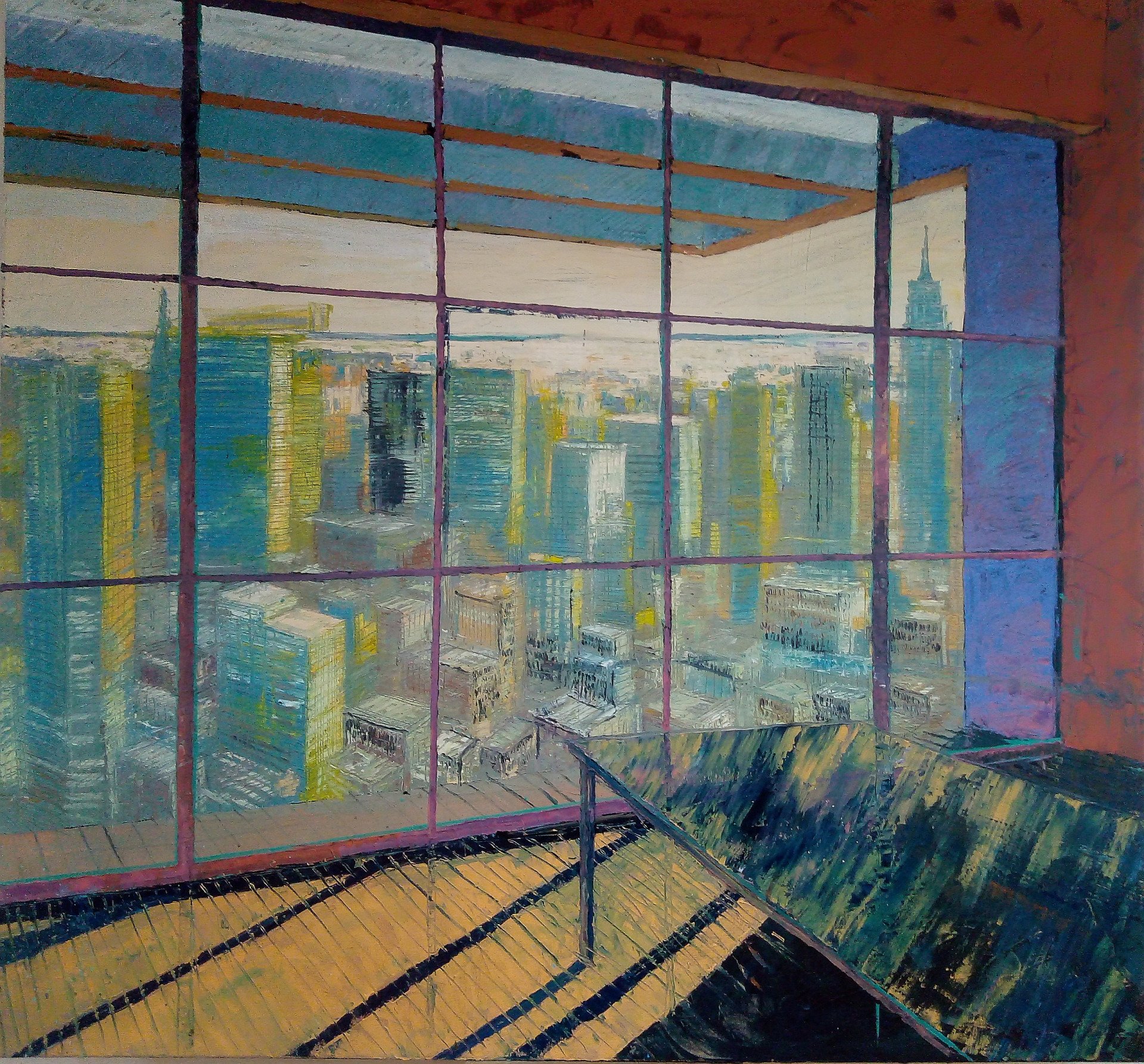 Through the interior Painting by Sergio Kovalov