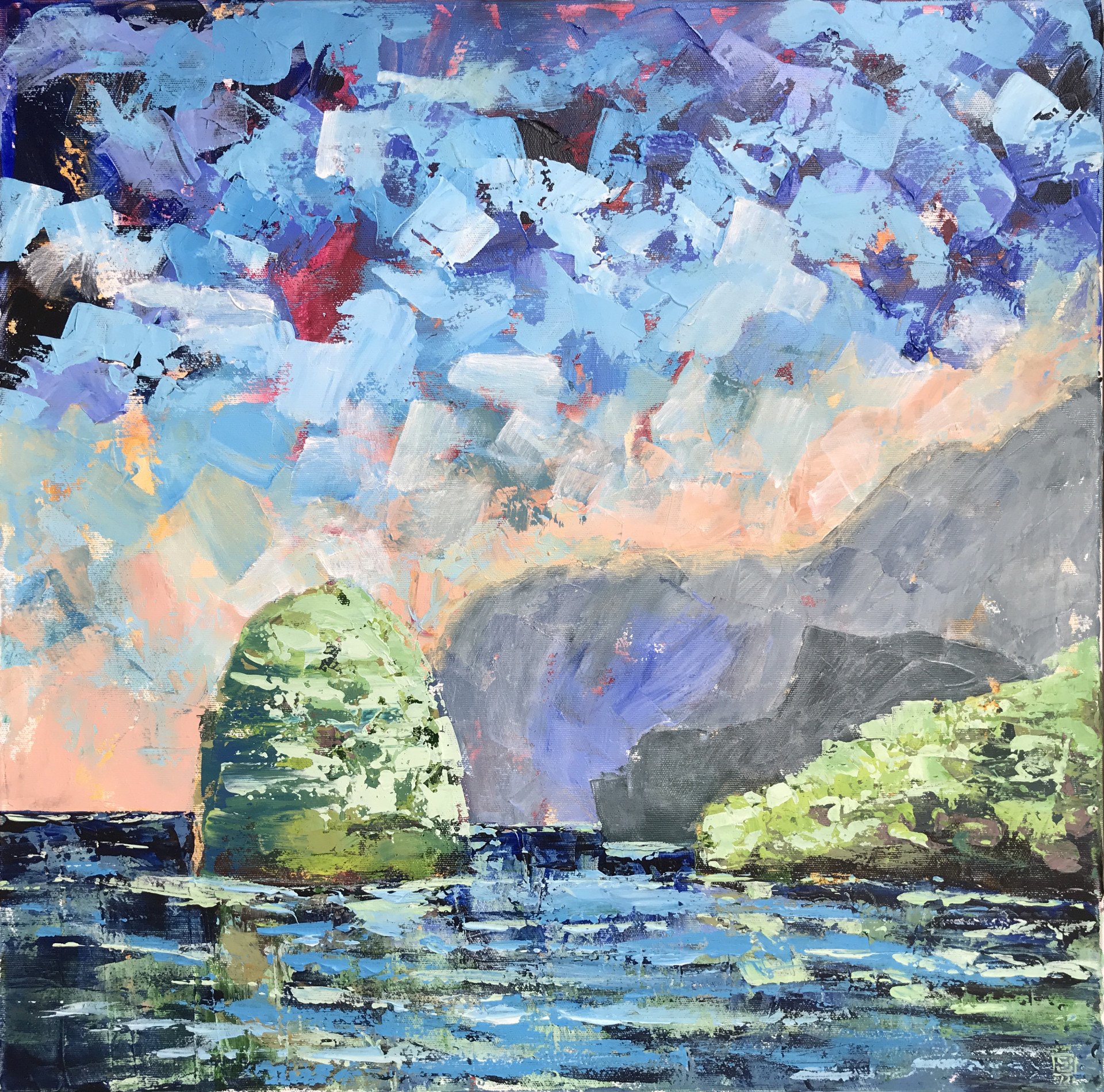 Hawaii, Molokai Painting by Julie Stepanova