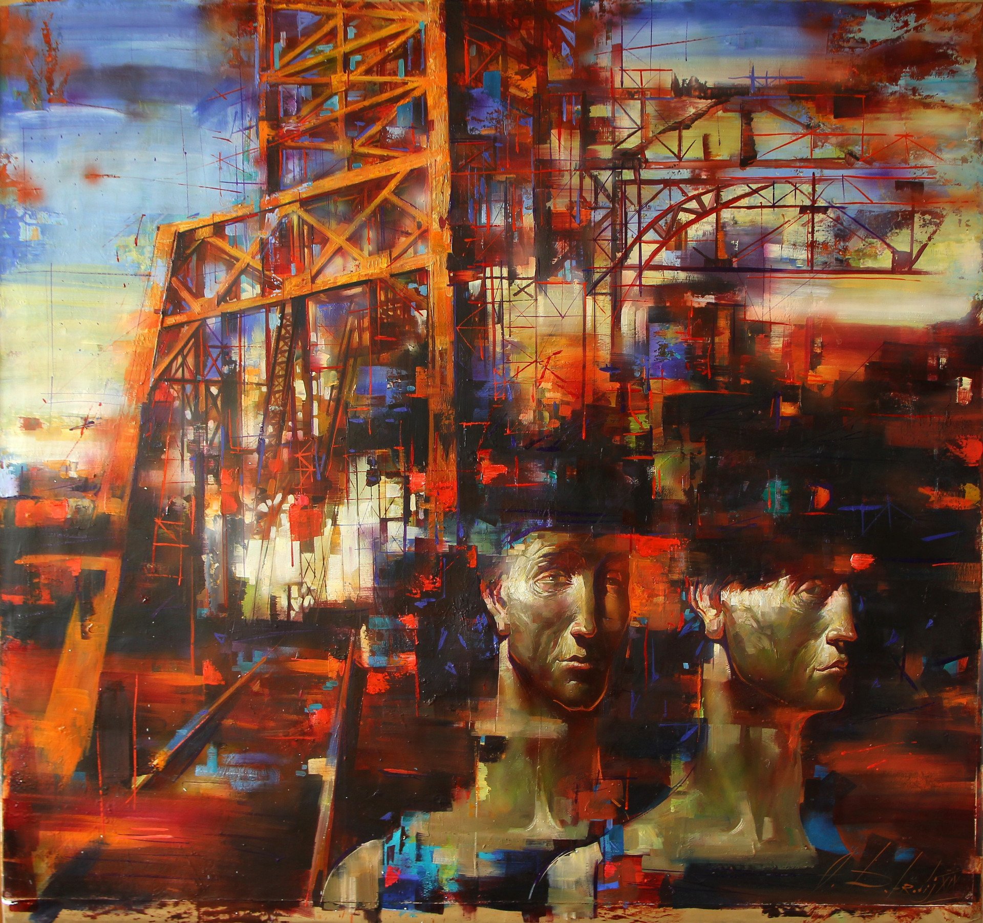 Industrial Art Paintings