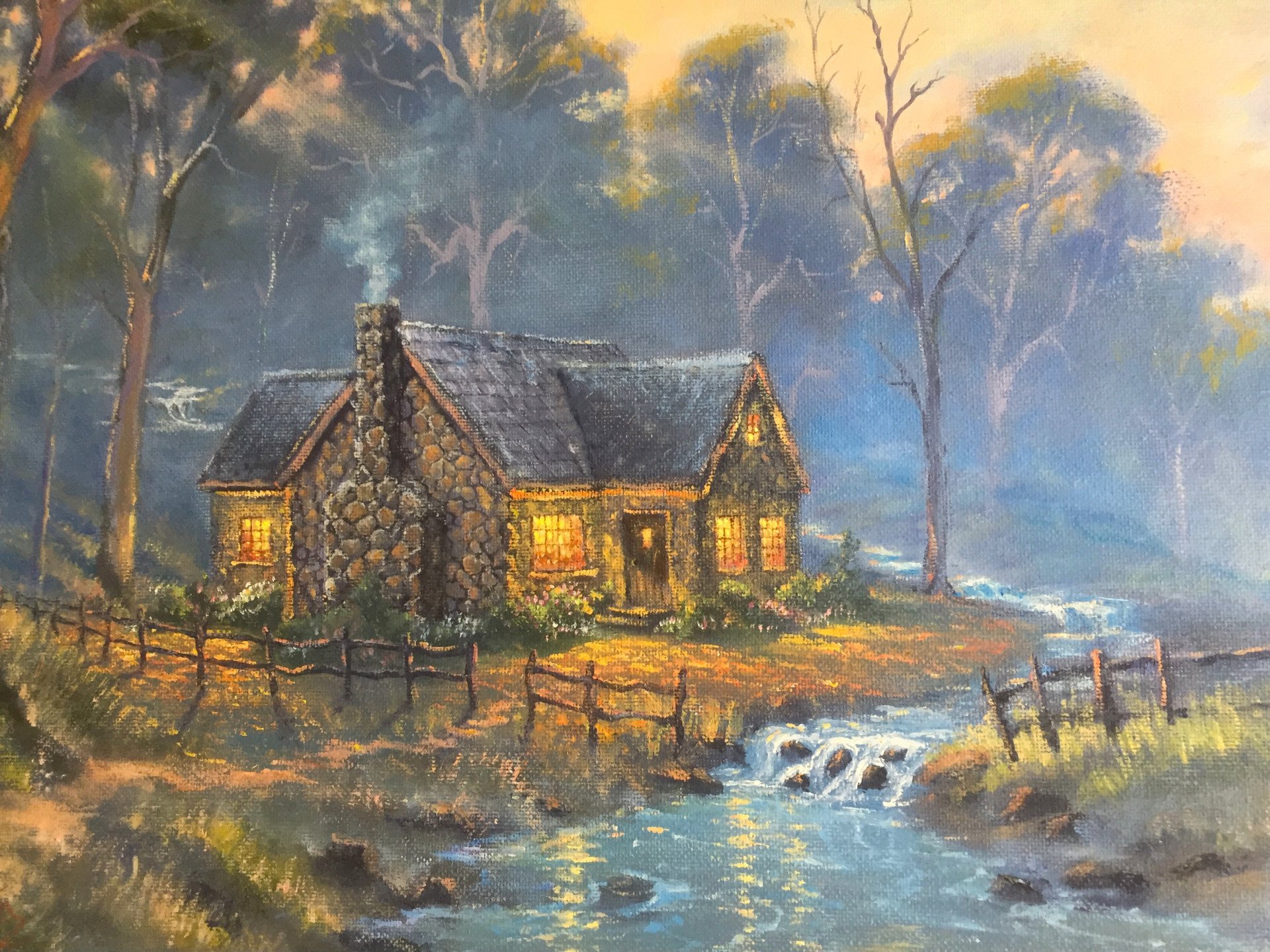 Landscape Painting Painting by Jeremy Western - Jose Art Gallery