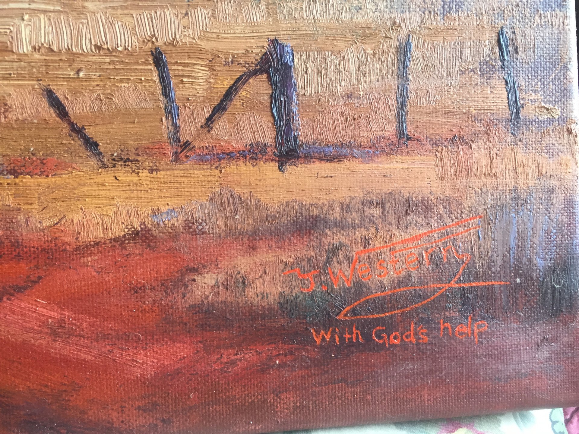 Landscape Painting Painting by Jeremy Western - Jose Art Gallery