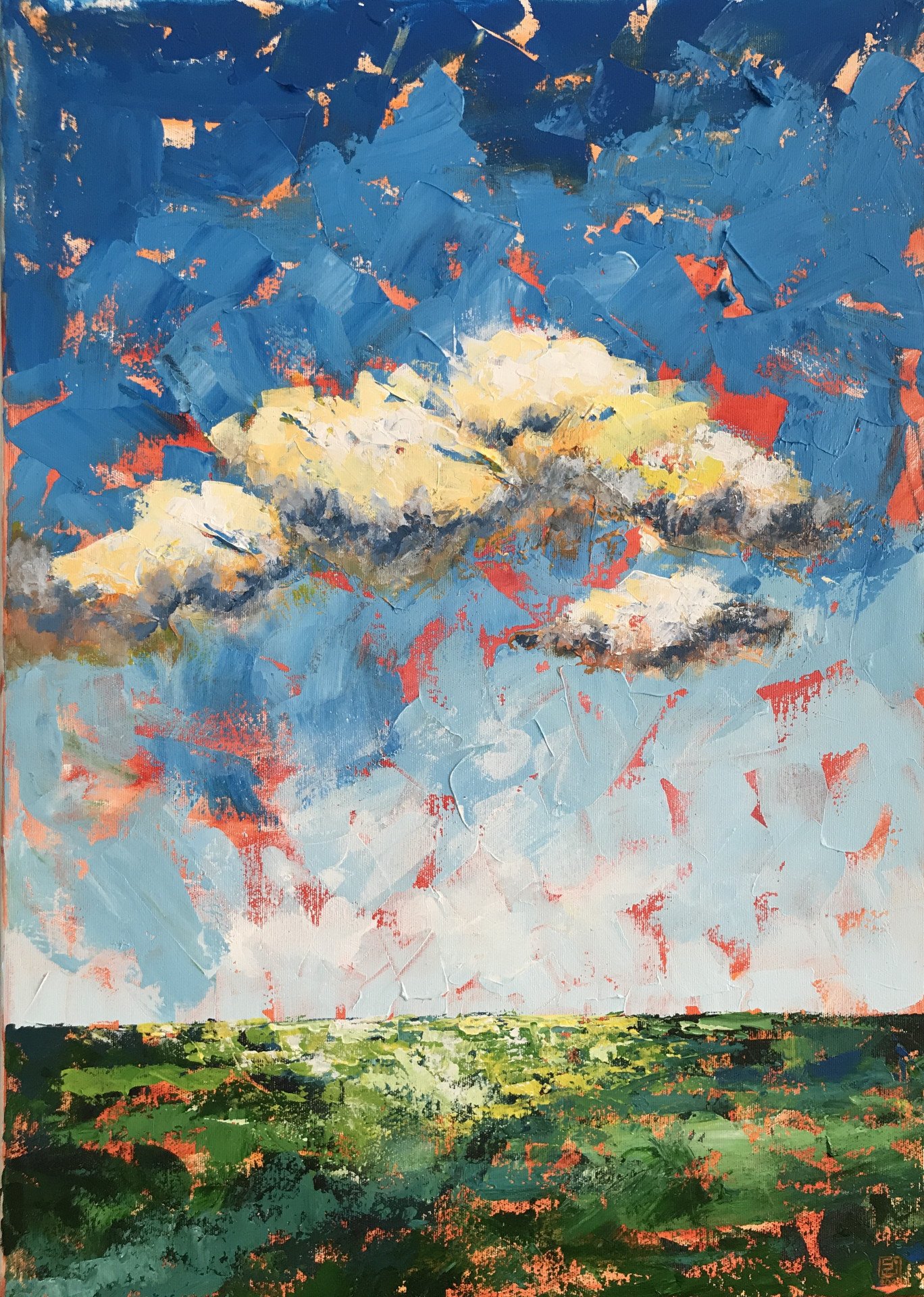 Falling flames Painting by Julie Stepanova