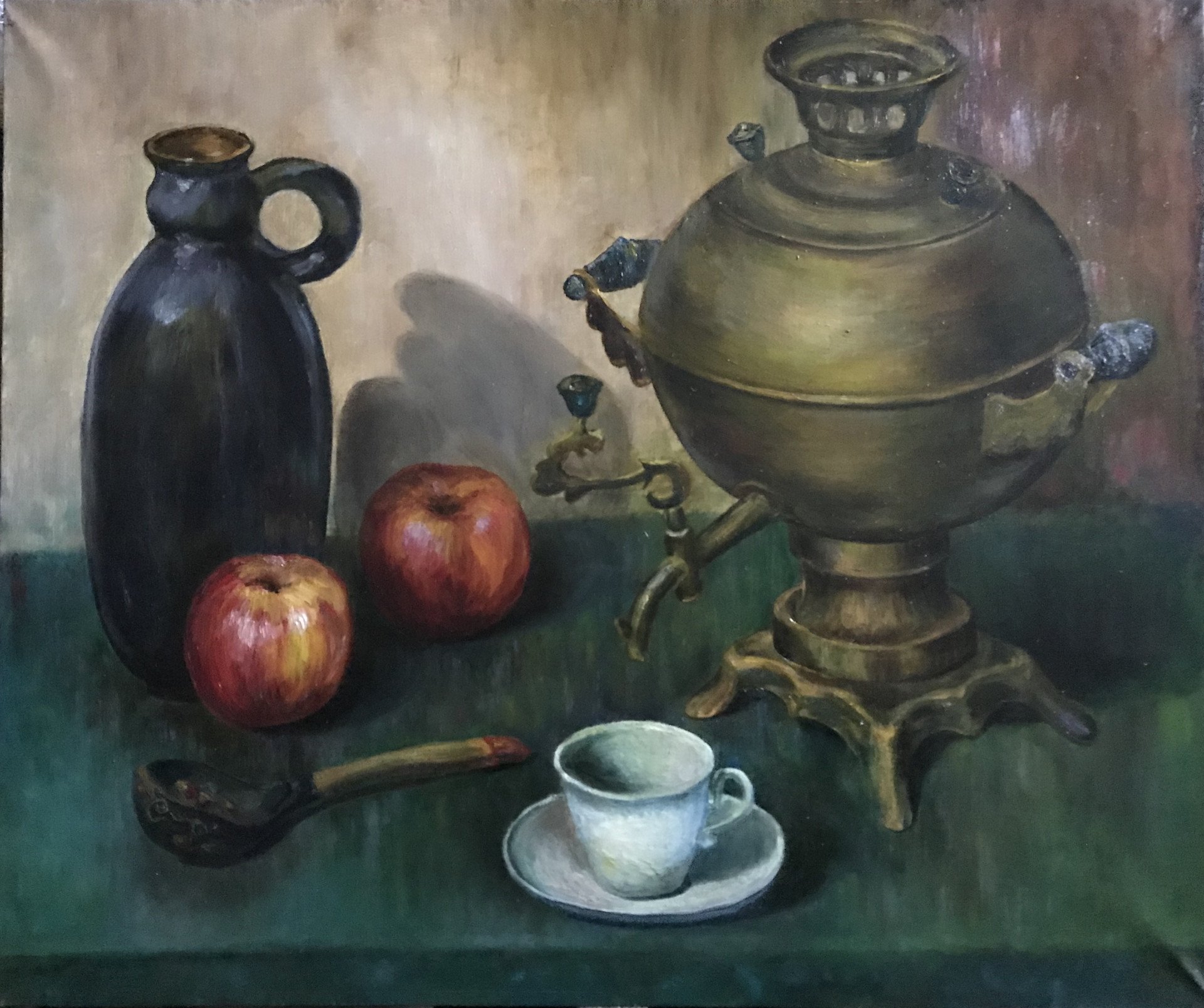 Samovar Painting by julia KLIMENKOVA - Jose Art Gallery
