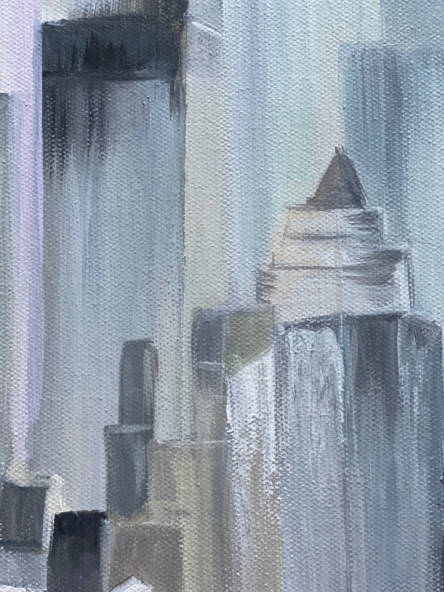 Megaopolis Painting by Larisa Robins - Jose Art Gallery