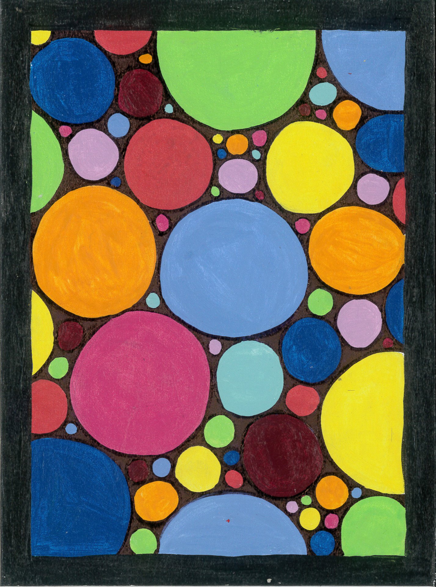 Bubbles Drawing - Iryna Zhorushkina - Jose Art Gallery